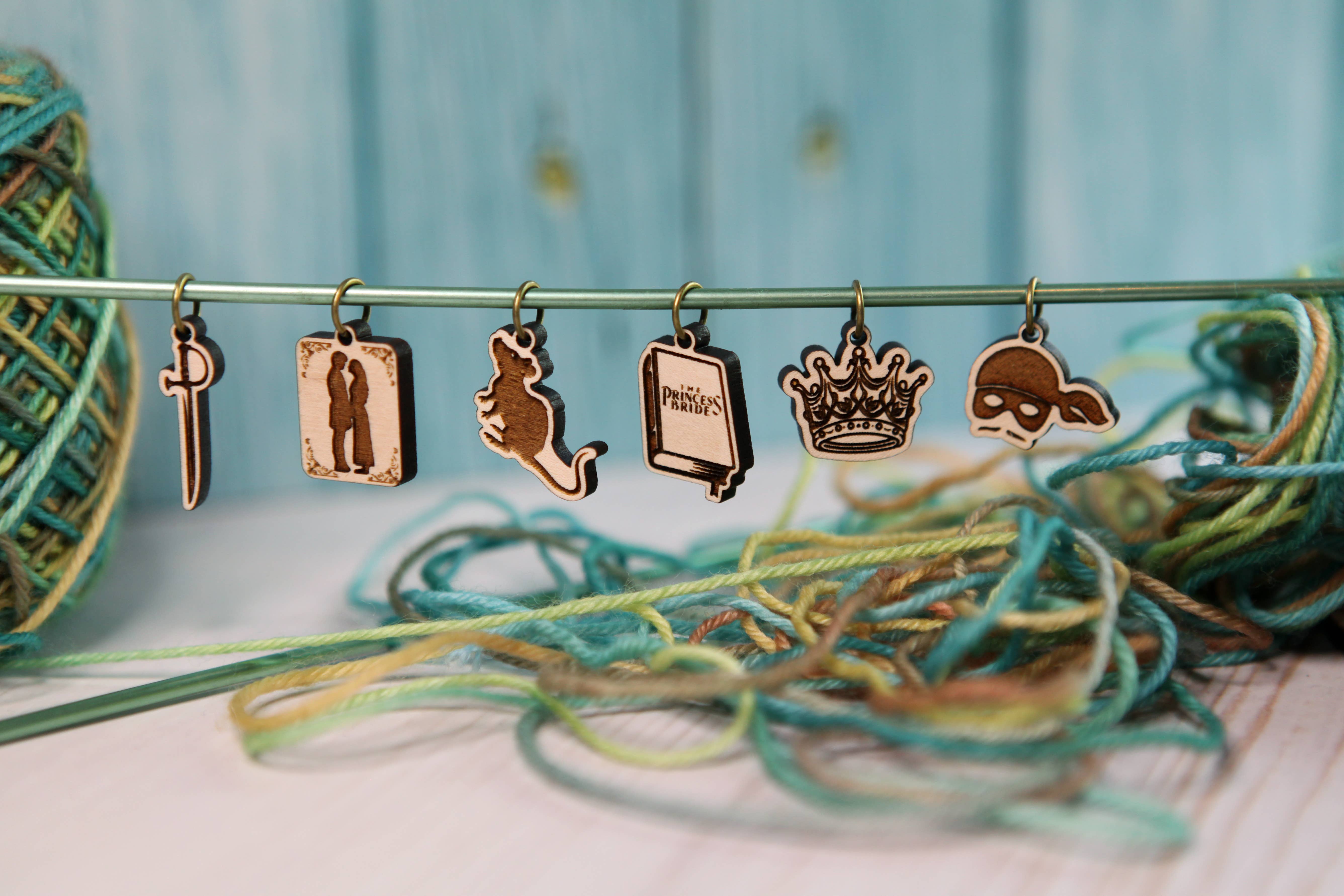 Wholesale Princess Bride Knitting Stitch Markers Set of 6 for your ...