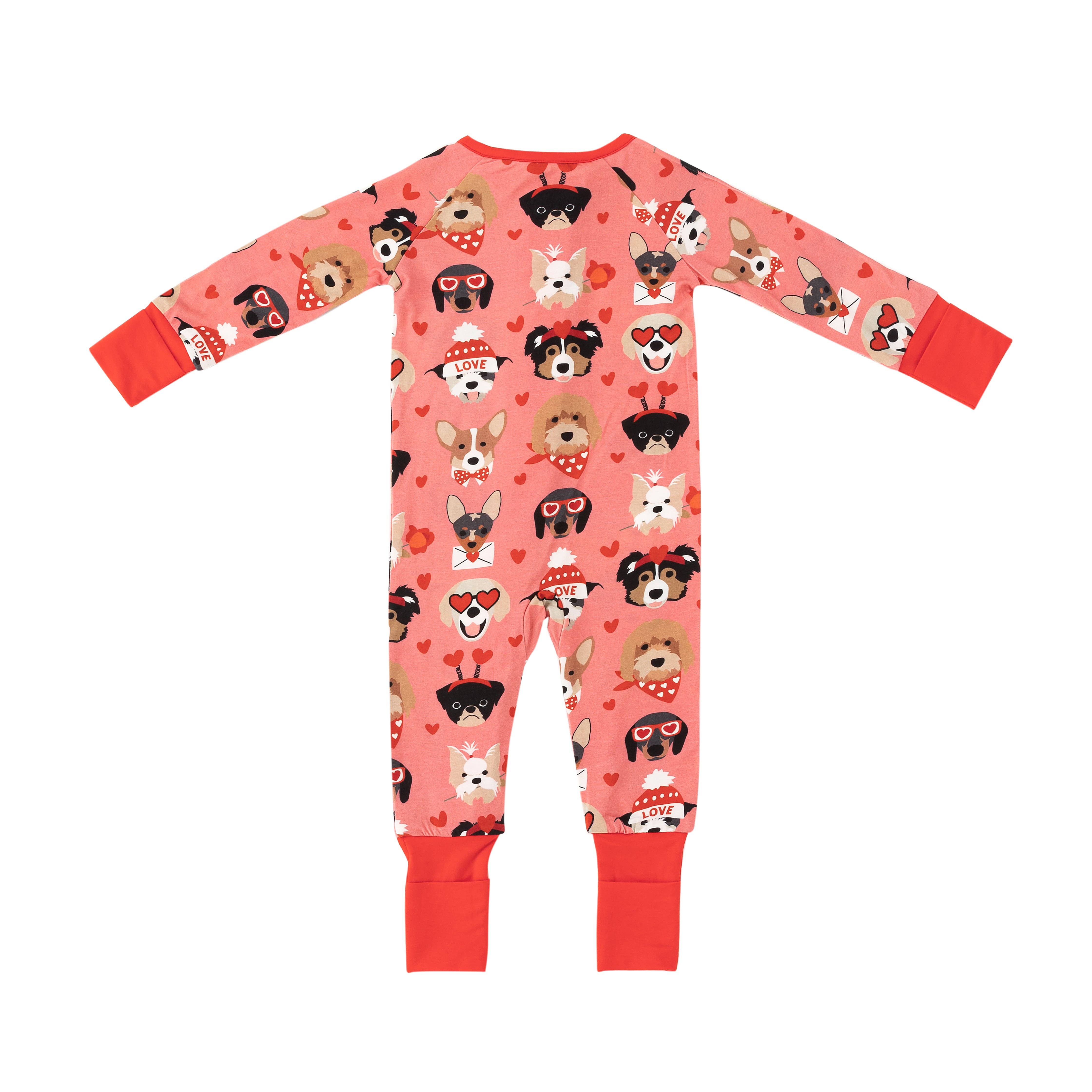 Wholesale Puppy Love (Convertible Zip Footies) - Warm Rose for your ...