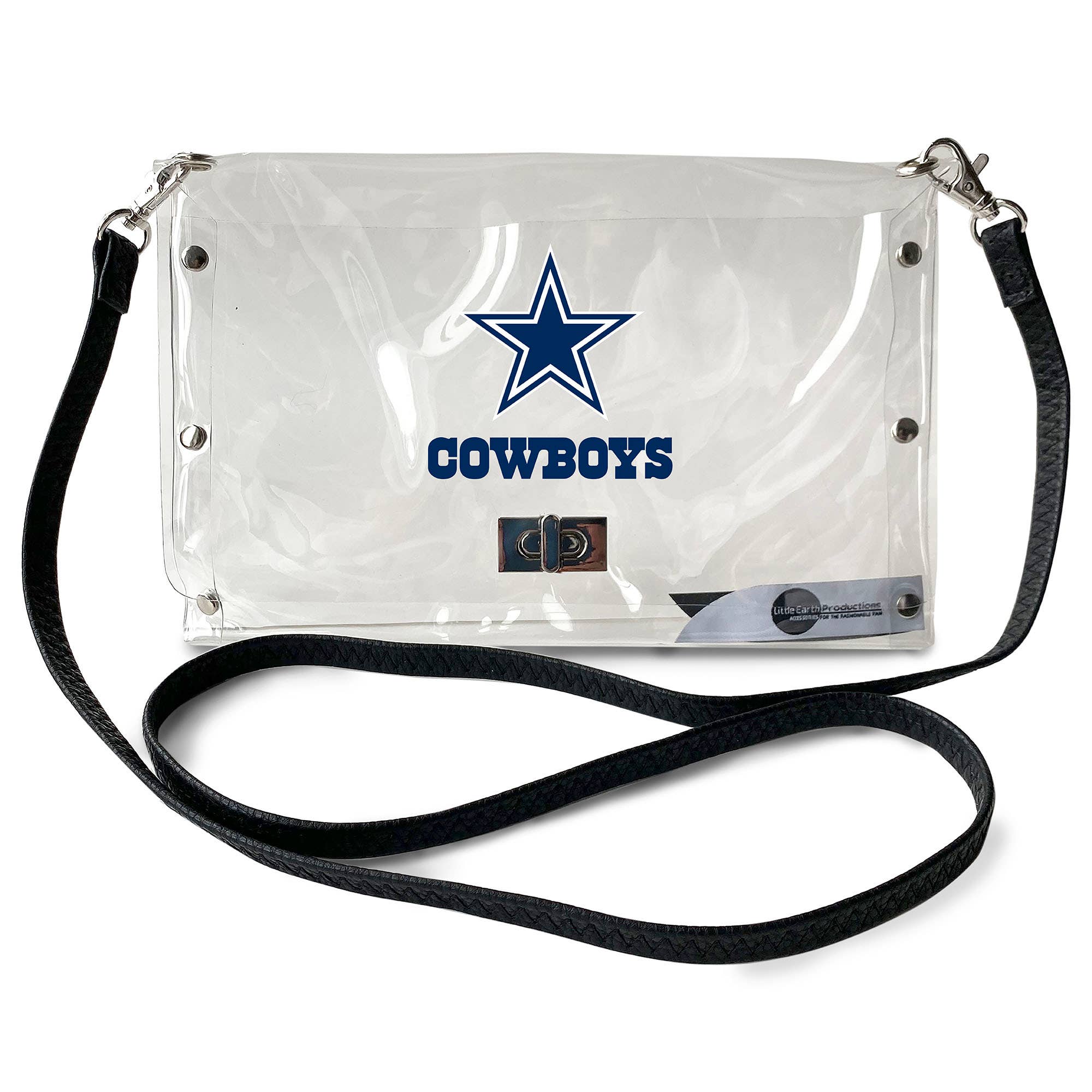 Wholesale NFL Dallas Cowboys Clear Envelope Purse for your store - Faire