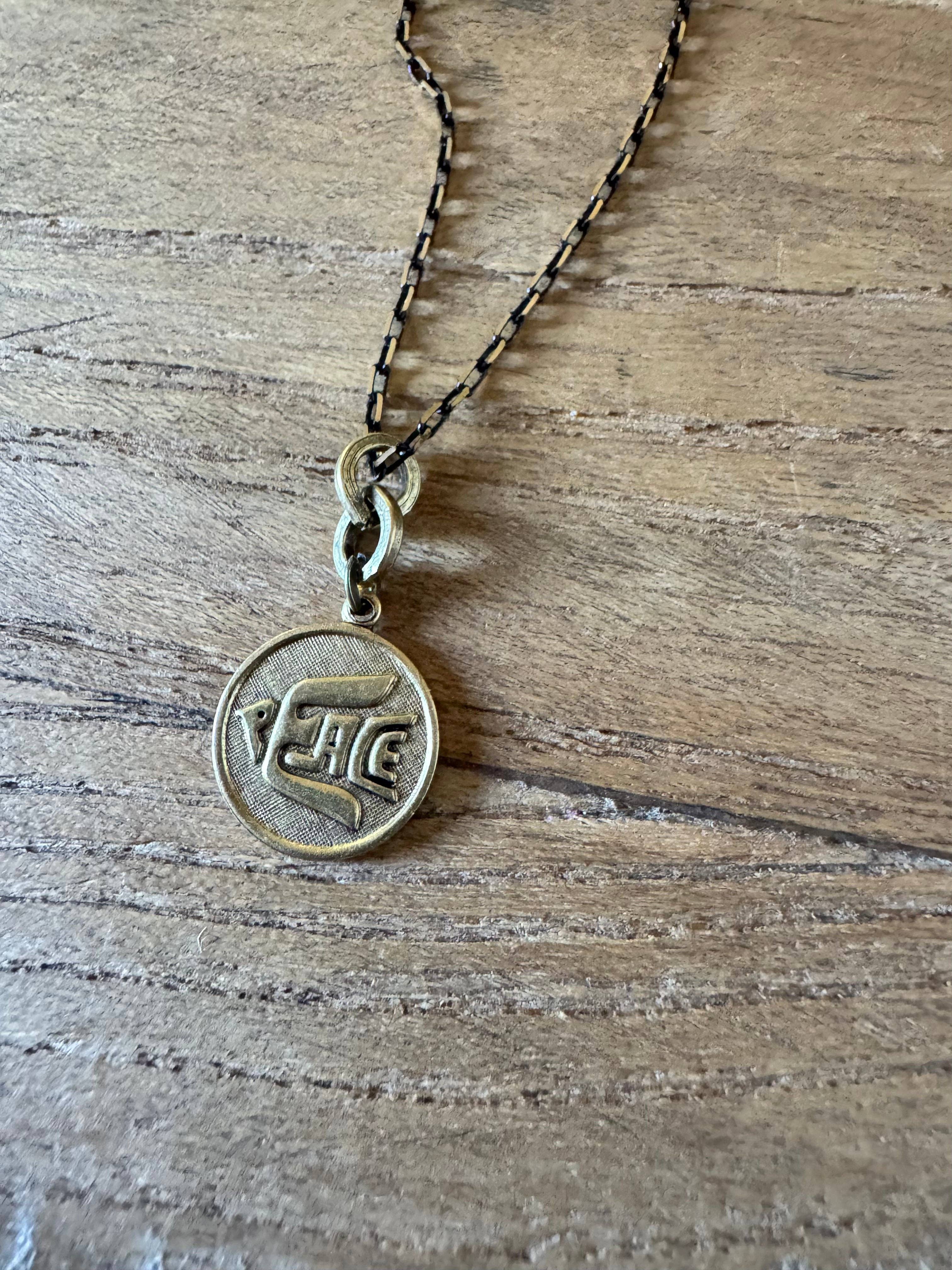 Wholesale Peace Dove Circle Necklace for your store - Faire