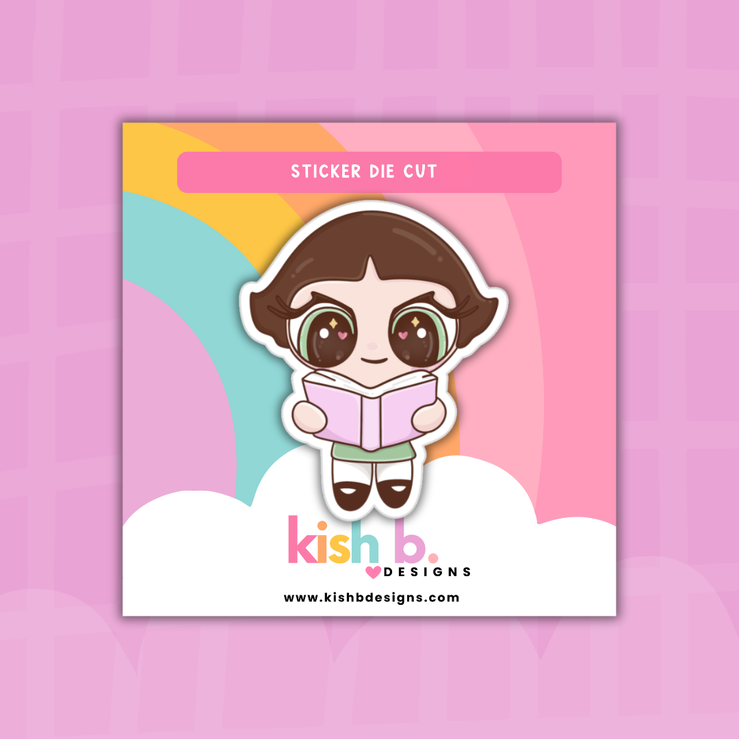 Wholesale Power Book Girls | Sticker Die Cut for your store - Faire