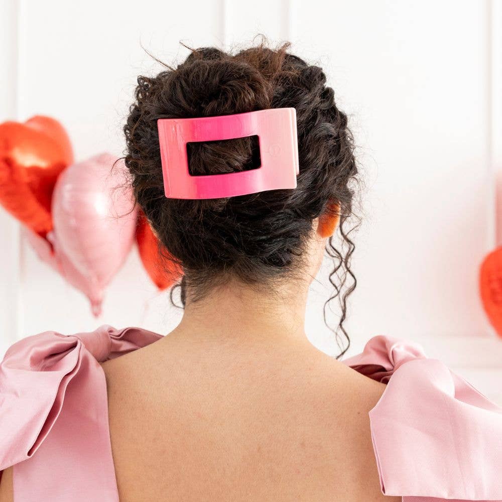 Wholesale Flat Rectangle Hair Clip | Large | Kiss & Tell for your store ...