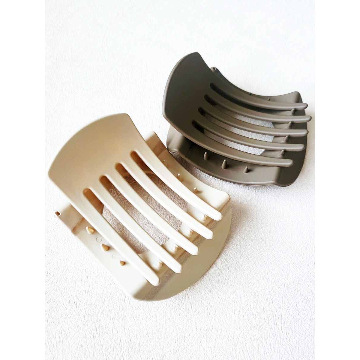 Wholesale Matte Neutral Color Mixed Flat Hair Claw Clips for your store ...