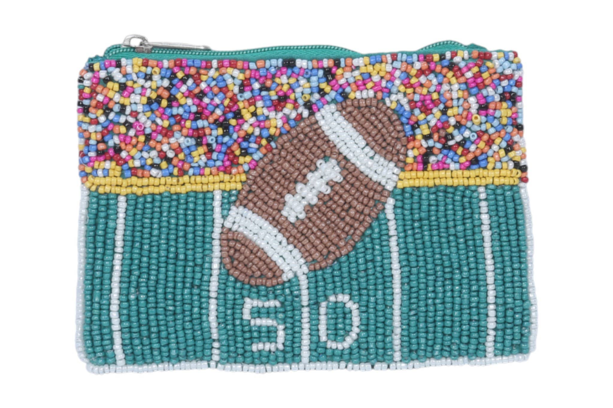 Wholesale Ladies Football Field Themed Beaded Coin Purse for your store ...