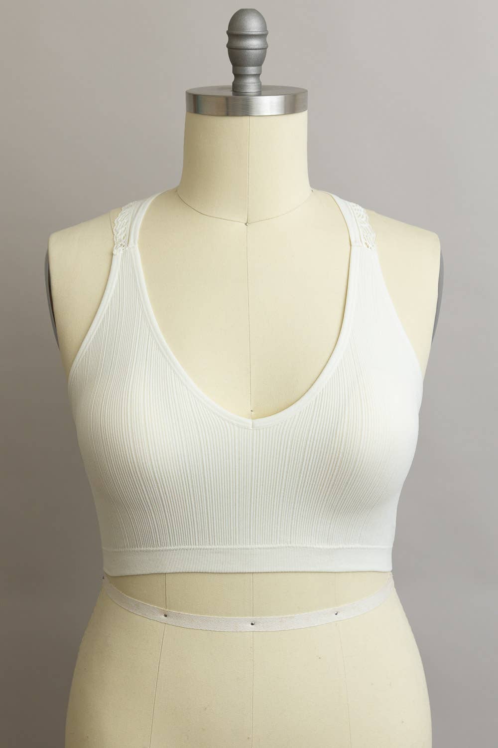 Wholesale Plus - Seamless Front Lace Racerback Bralette for your store ...