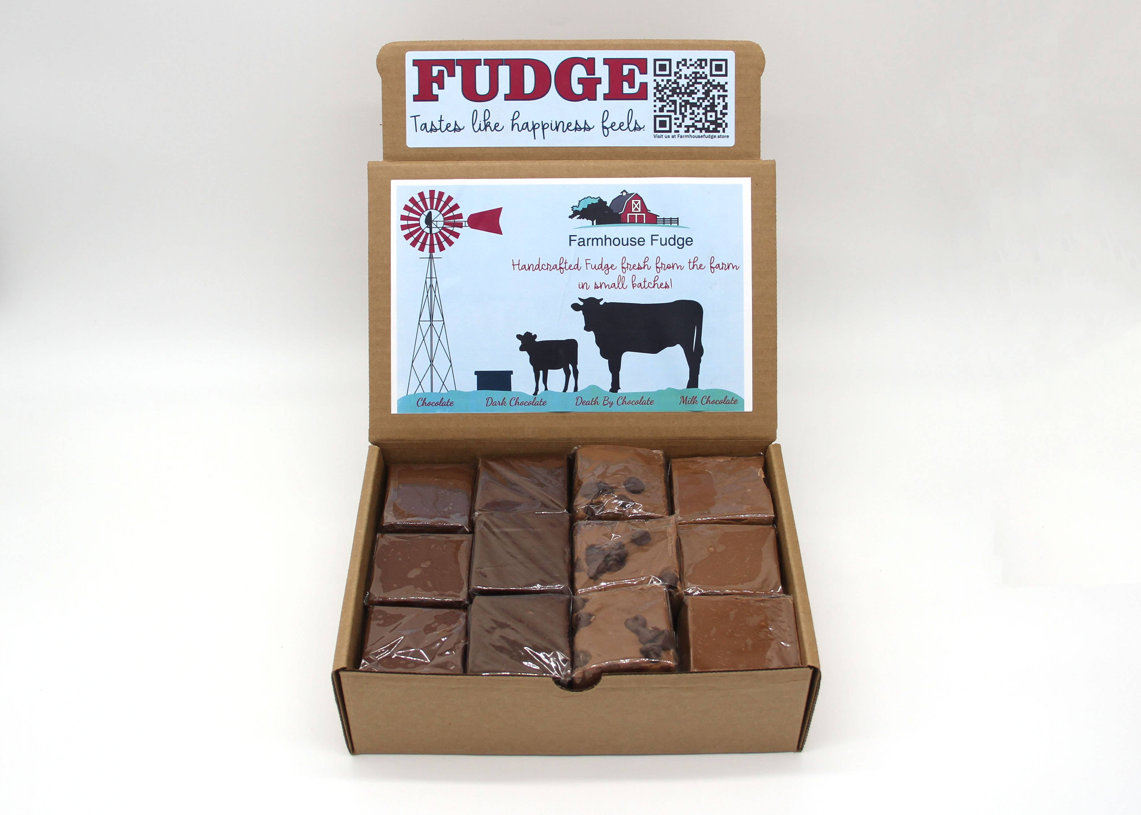 Wholesale Farmhouse Fudge: 1/4LB Fudge POS Display Boxes for your store ...
