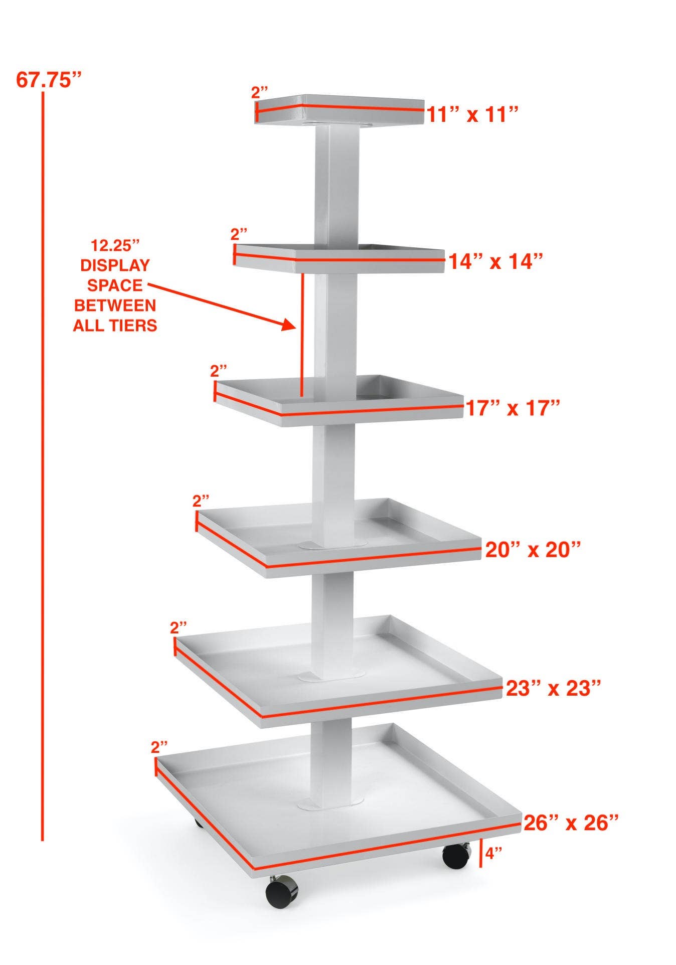 Wholesale Square Multi-Tiered Displays for your store - Faire