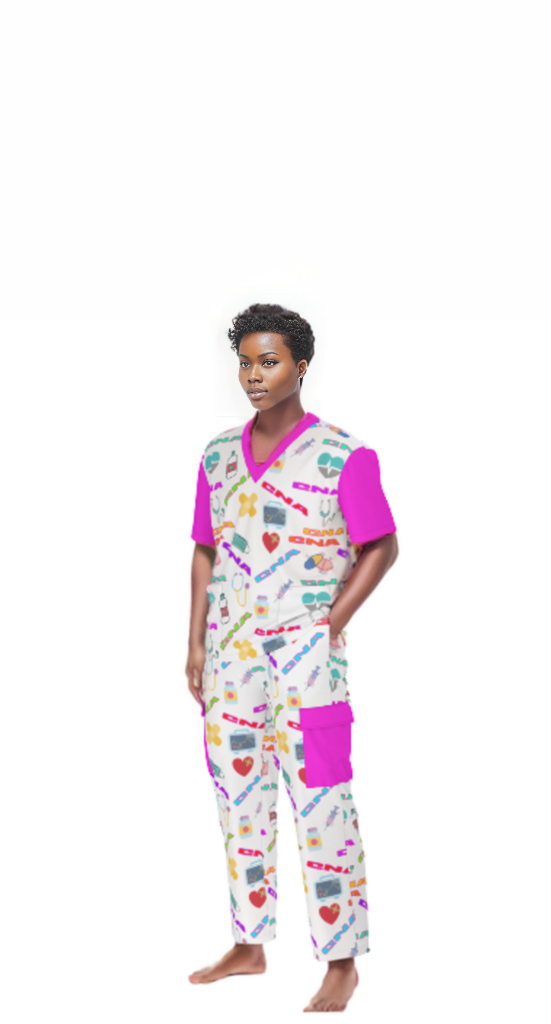 Wholesale CNA Women's Scrub Set With Six Pocket for your store - Faire