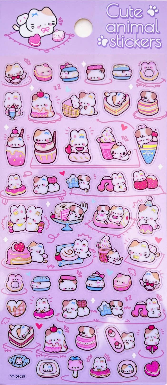 Wholesale 11083 Cute Animal Phone Stickers-12 for your store - Faire