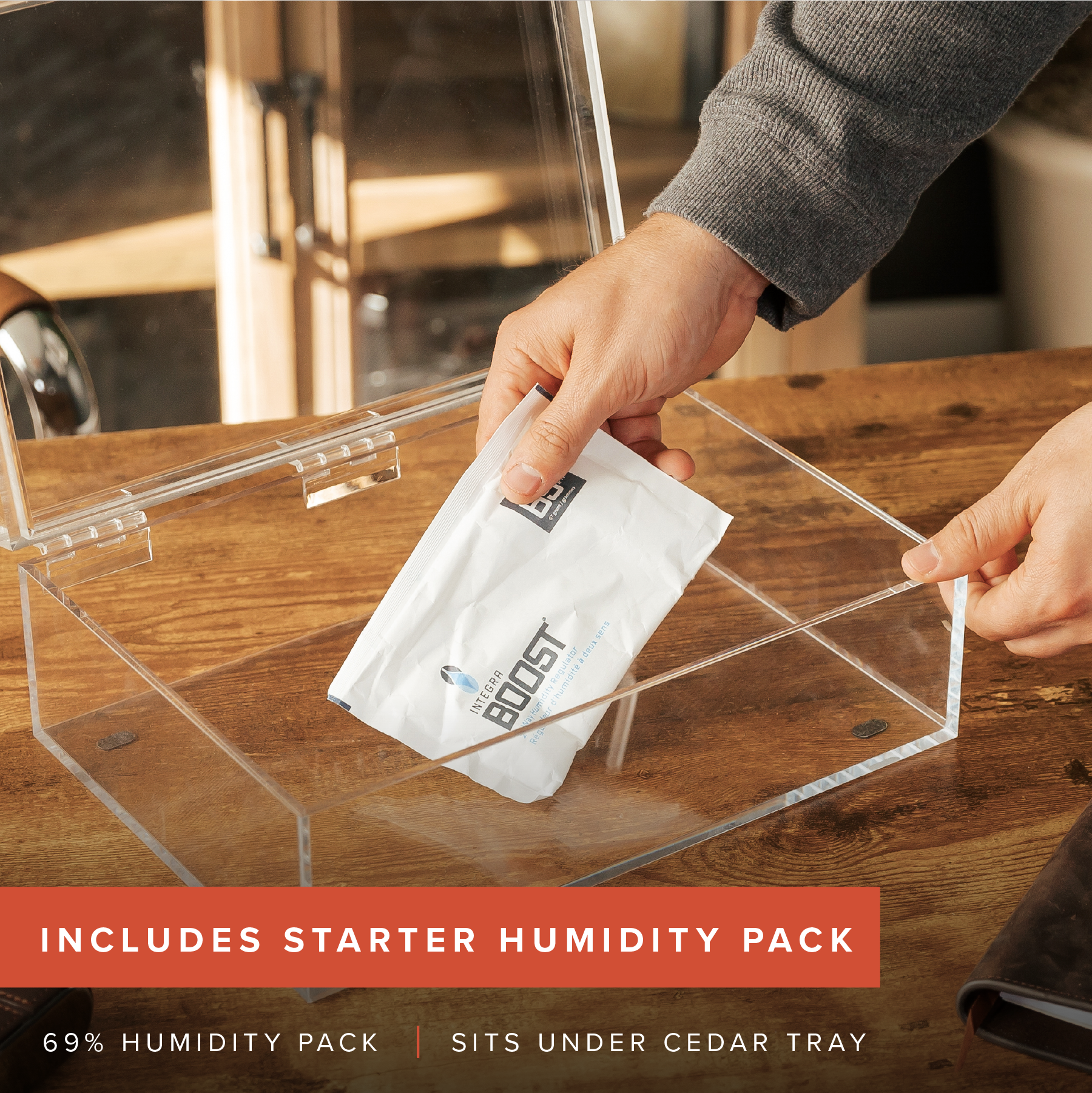 Wholesale Felix Tupperdor - Acrylic Humidor for your store - Faire