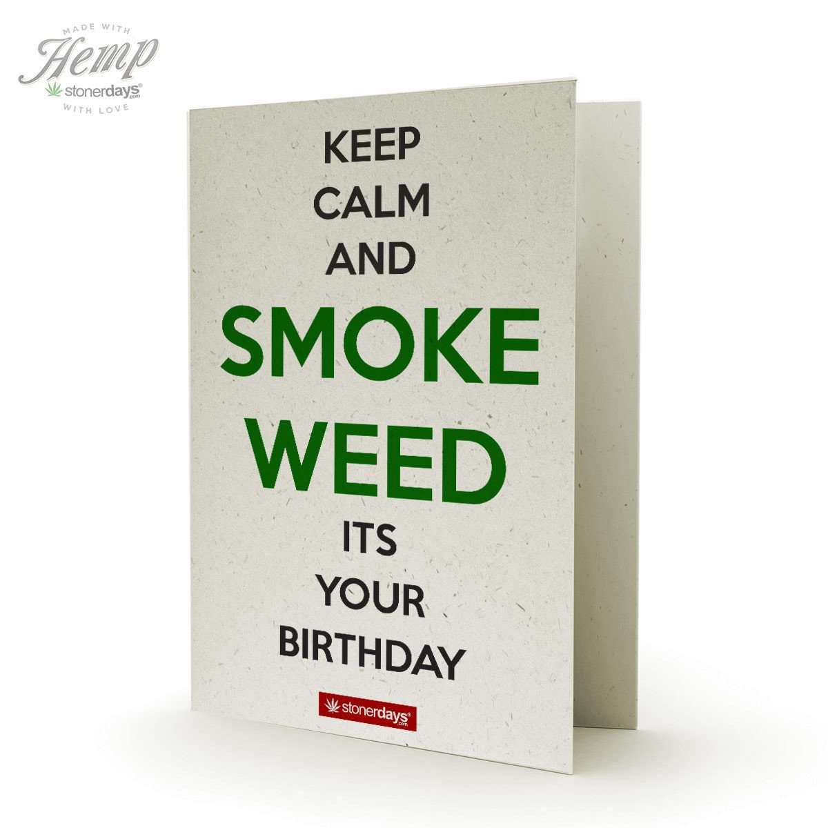 Wholesale KEEP CALM SMOKE WEED HEMP BIRTHDAY CARD for your store - Faire