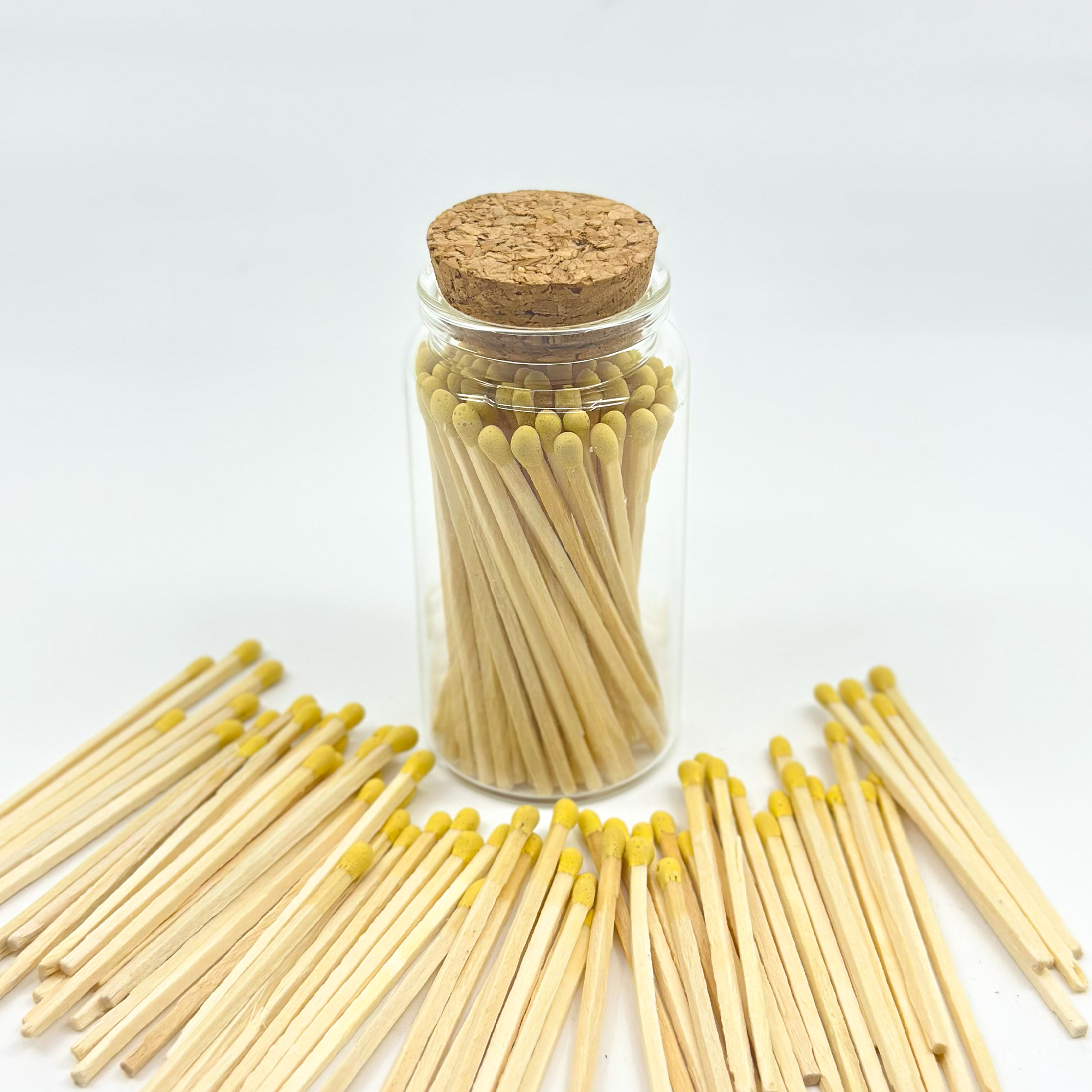 Wholesale Yellow Matches in Jar - Bottle Glass Jar 3" Inch for your ...