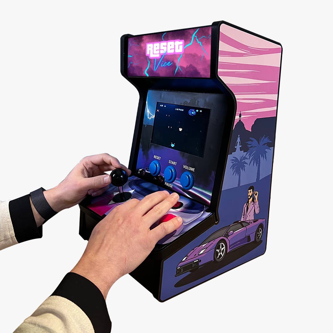 Wholesale GAME CONSOLE - WOODEN RETRO ARCADE STATION for your store - Faire