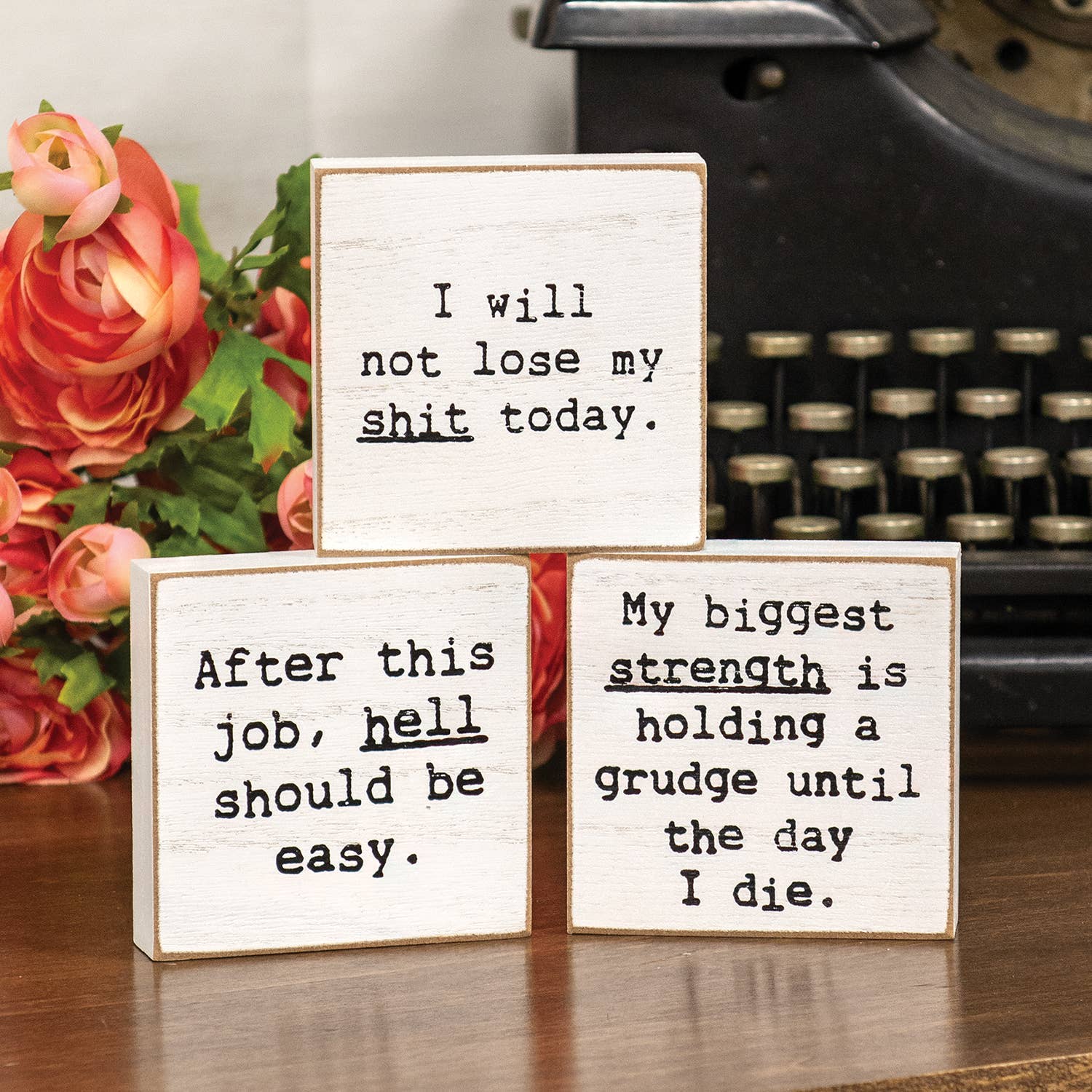 Wholesale My Biggest Strength Mini Square Block - 3 Asstd. for your ...