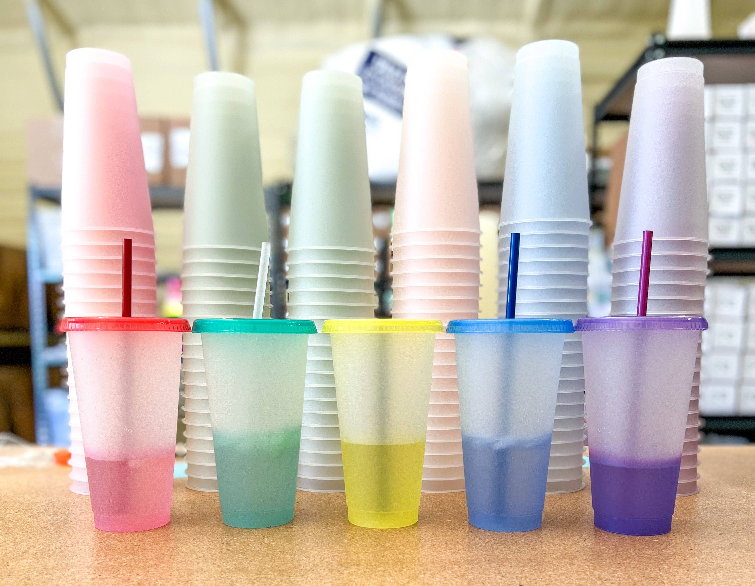 Wholesale Clear to Color Changing Cups (24oz) for your store - Faire