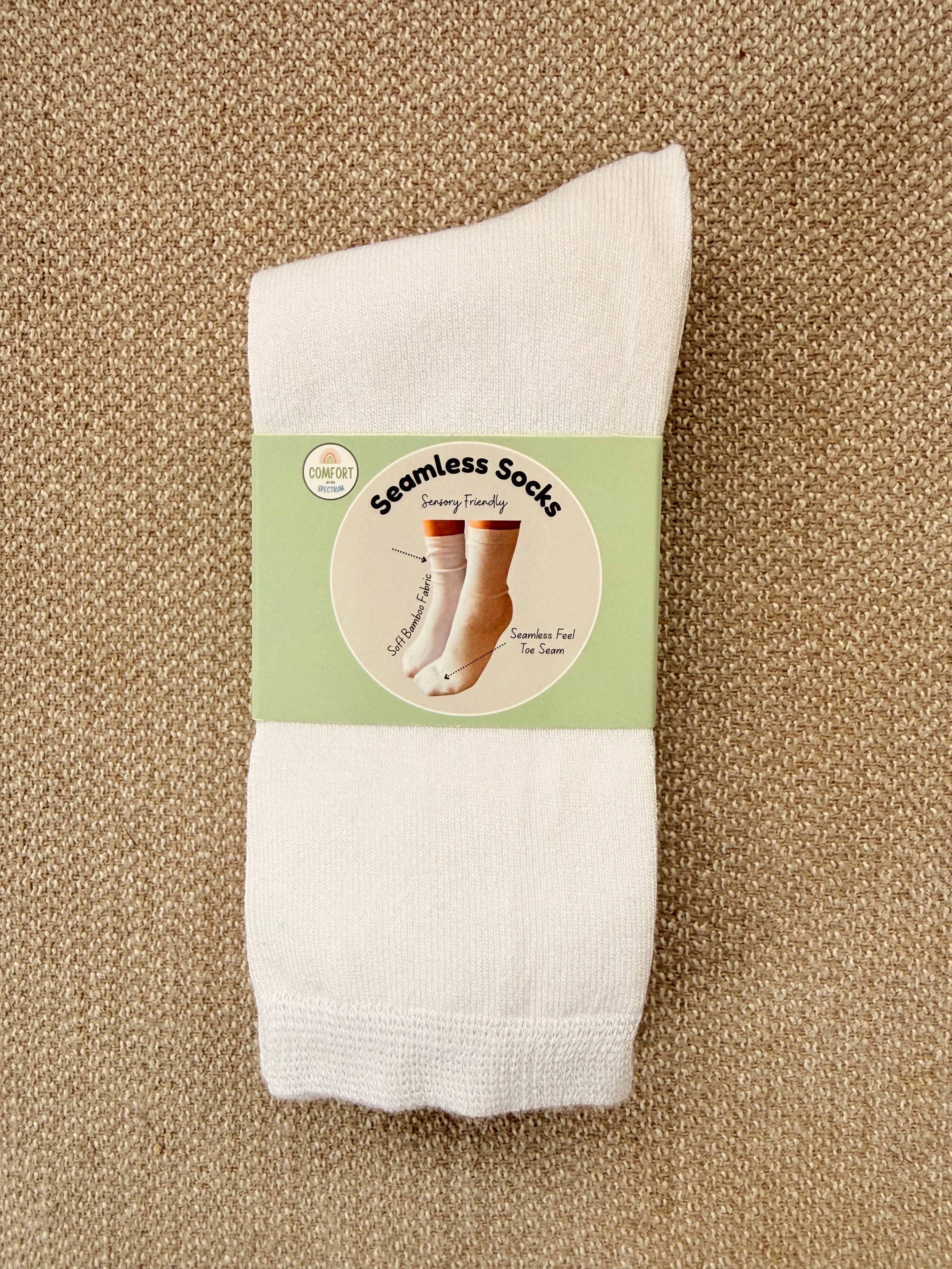 Wholesale Kids Classic Soothe Step™ Sensory Socks - White for your ...