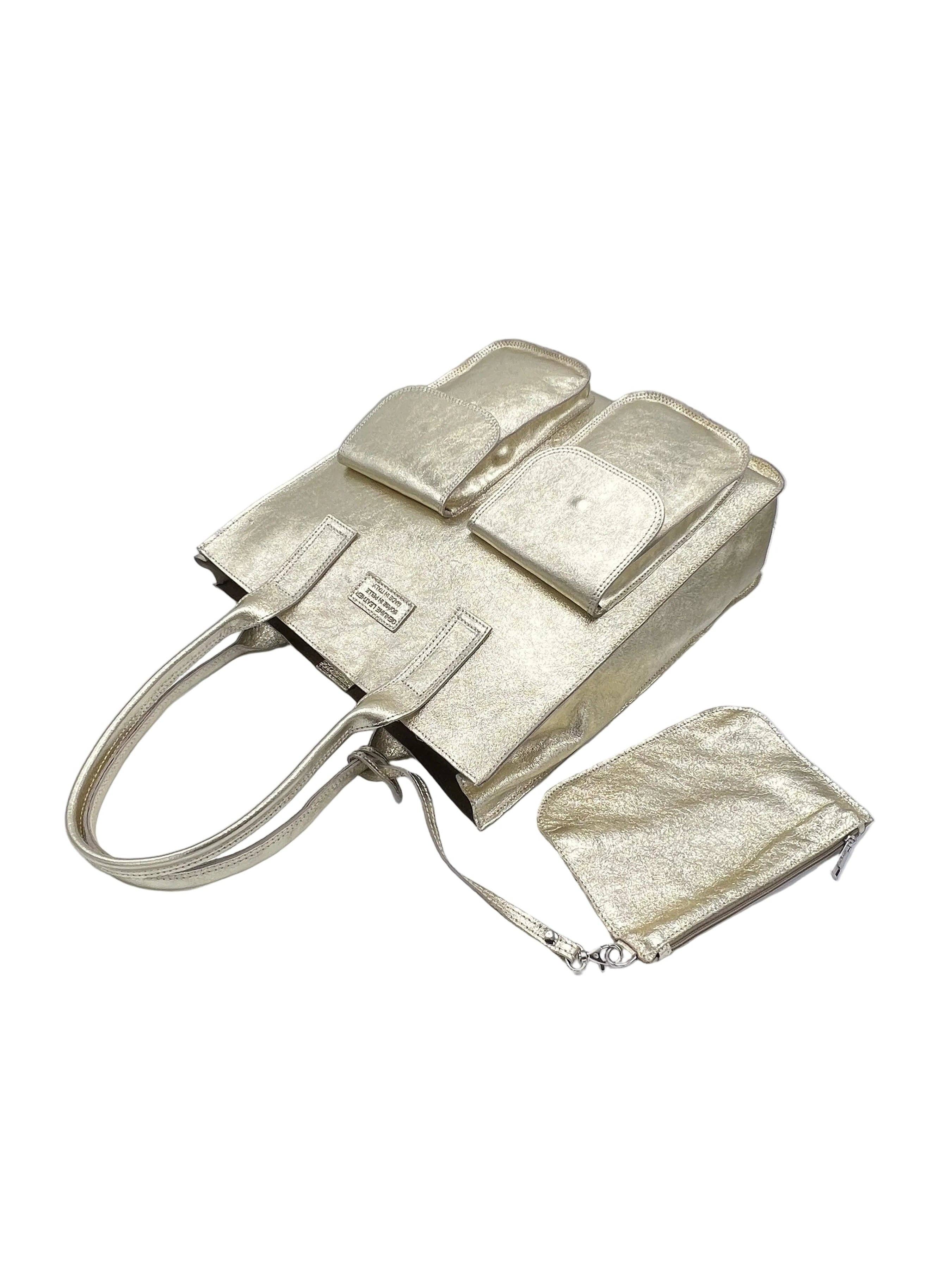 Wholesale Genuine Leather Extra-Large Tote Bag, Made in Italy, art ...