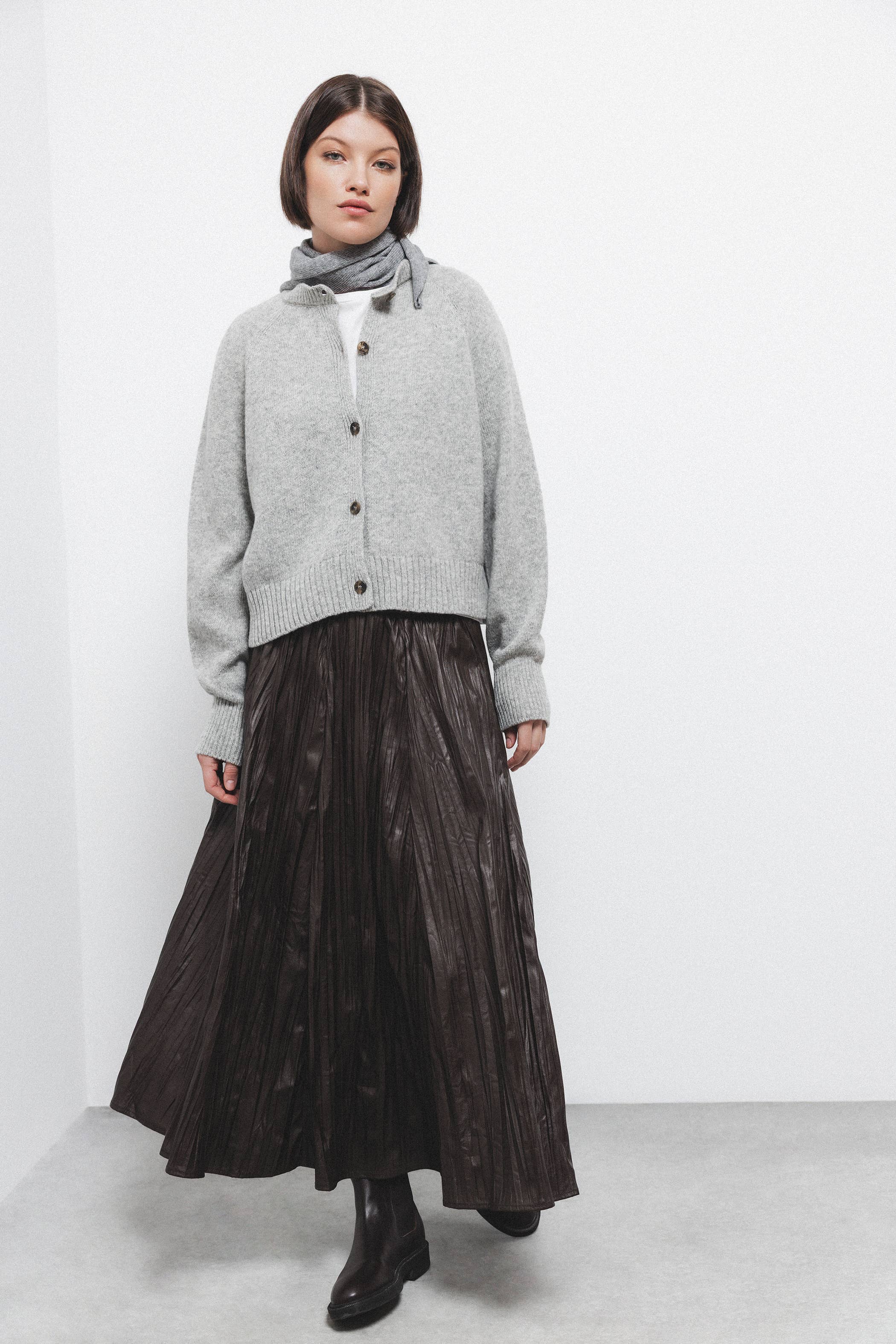 Wholesale Plain Knit Cardigan (431977-5) for your store - Faire