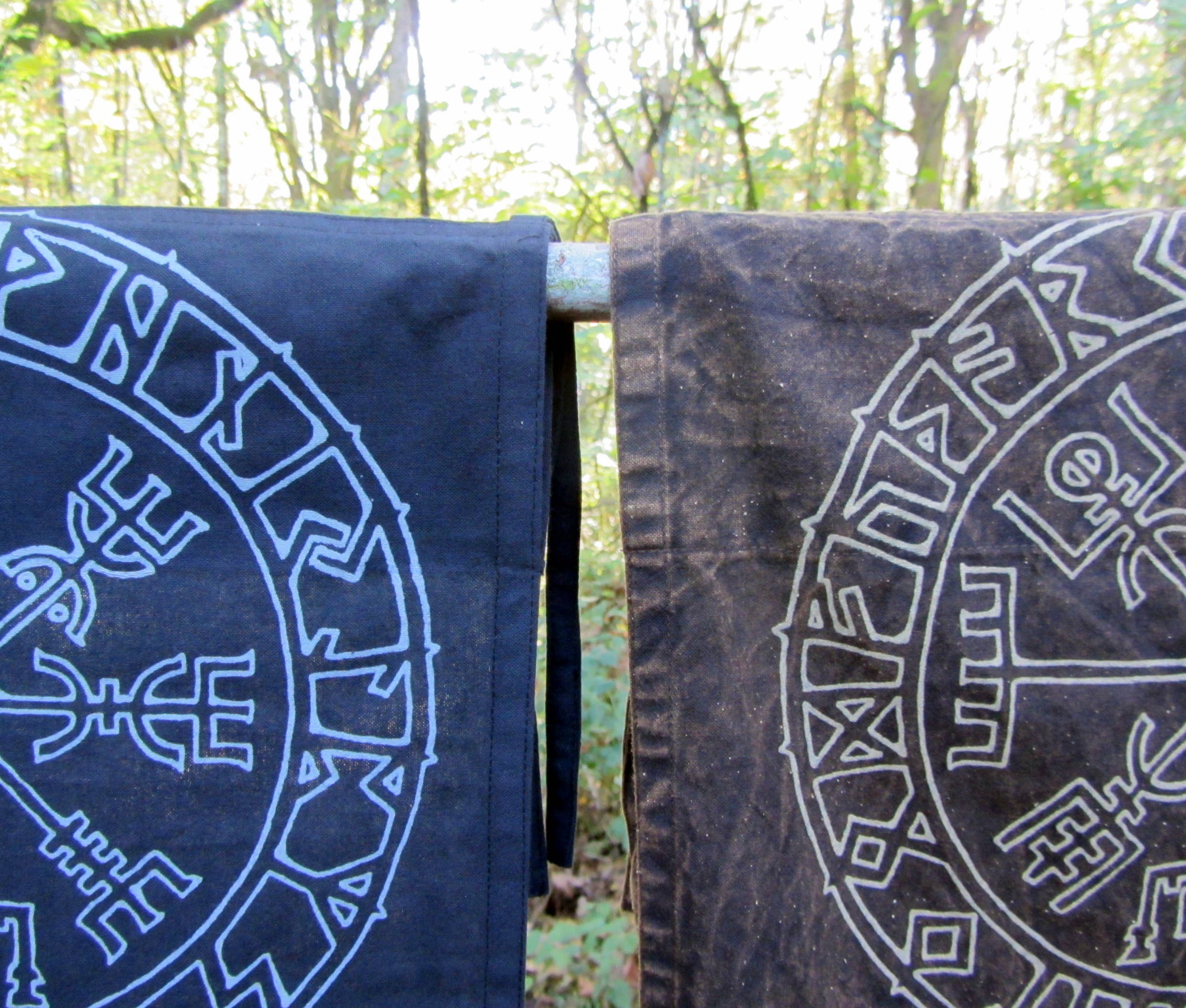 Wholesale Viking banner, printed on cotton, W/Vegvisir runes for your ...