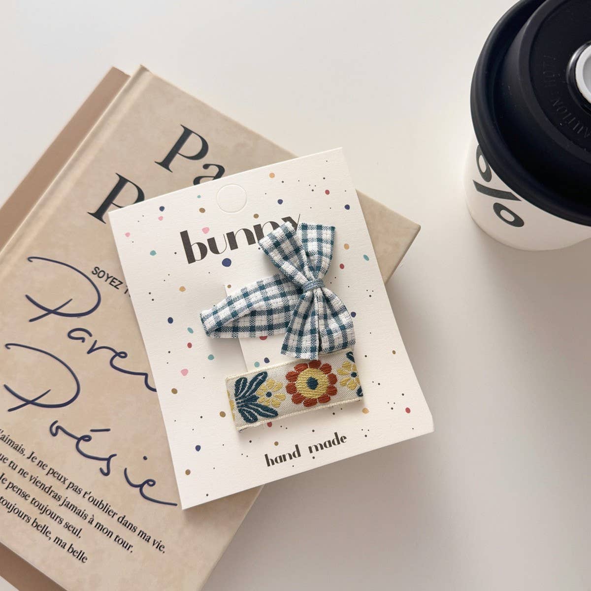 Wholesale Blue Plaid Fabric Kids Hair Clips_CWAHA08418 for your store ...