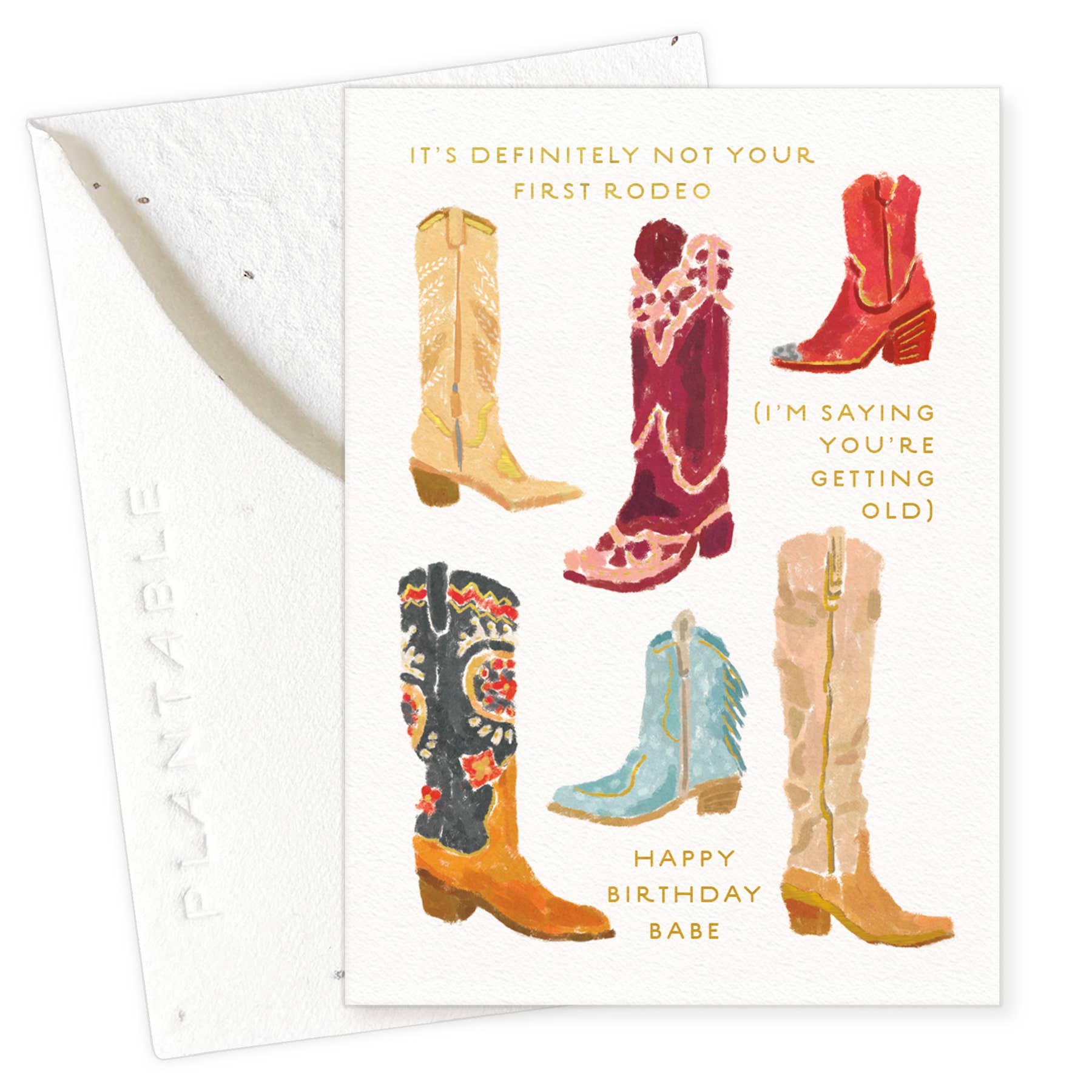 Wholesale Not 1st Rodeo Sprout - Birthday Mini Greet 2.5 x 3.5 for your ...