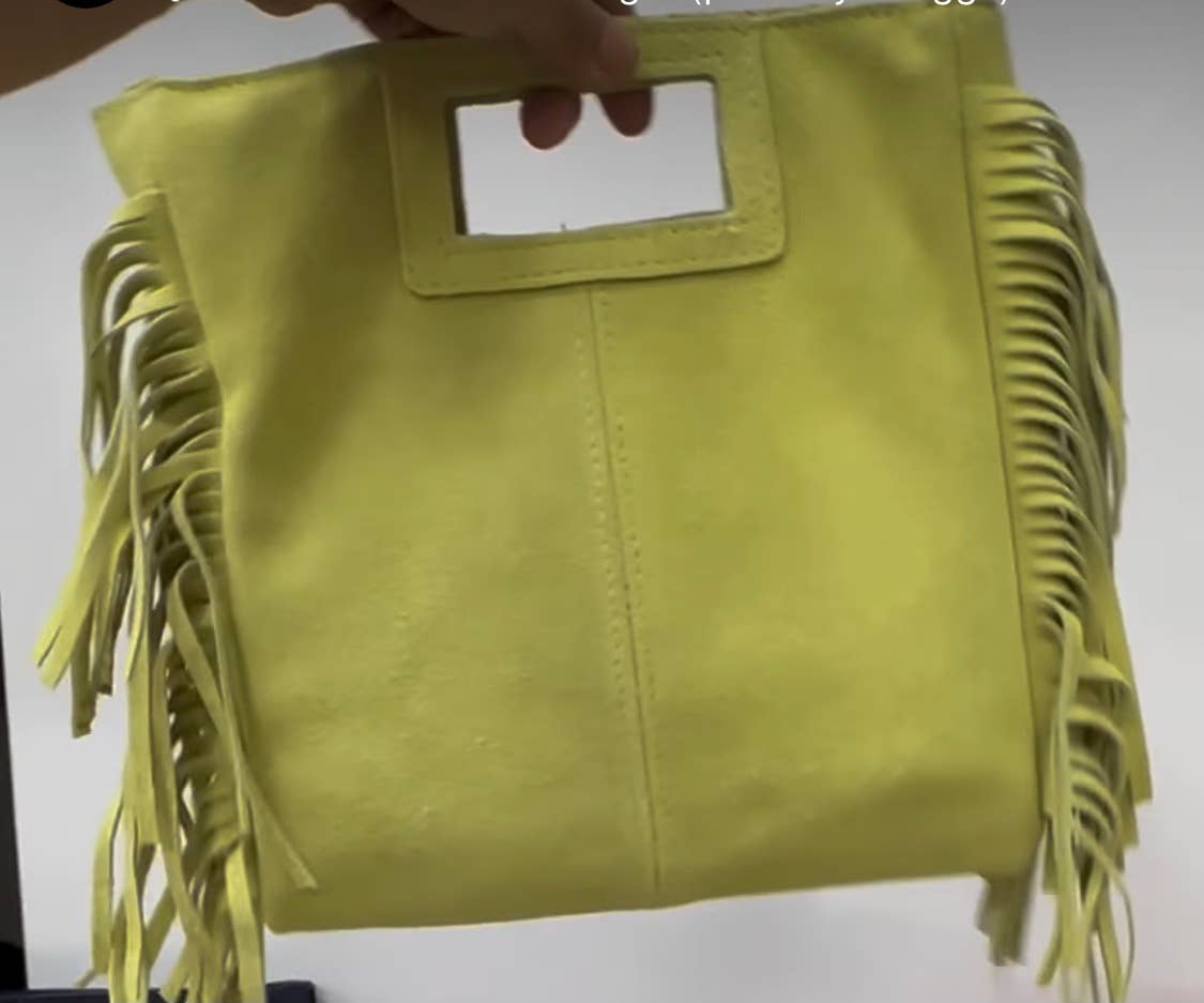 Wholesale STFRA Italian Fringed Suede Crossbody Bag JIJOU CAPRI for your store - Faire