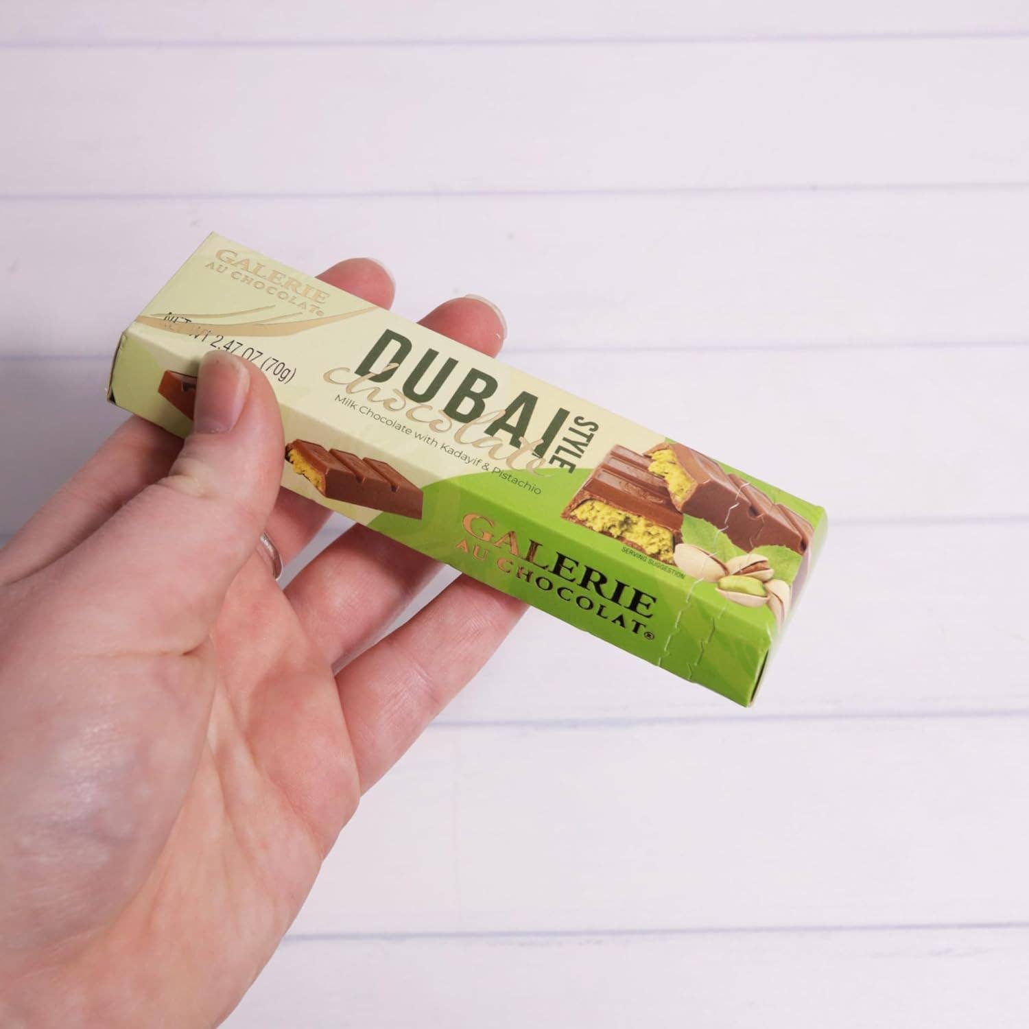 Wholesale Dubai Style Milk Chocolate Bar, Gourmet Candy, 2.74 Ounces ...