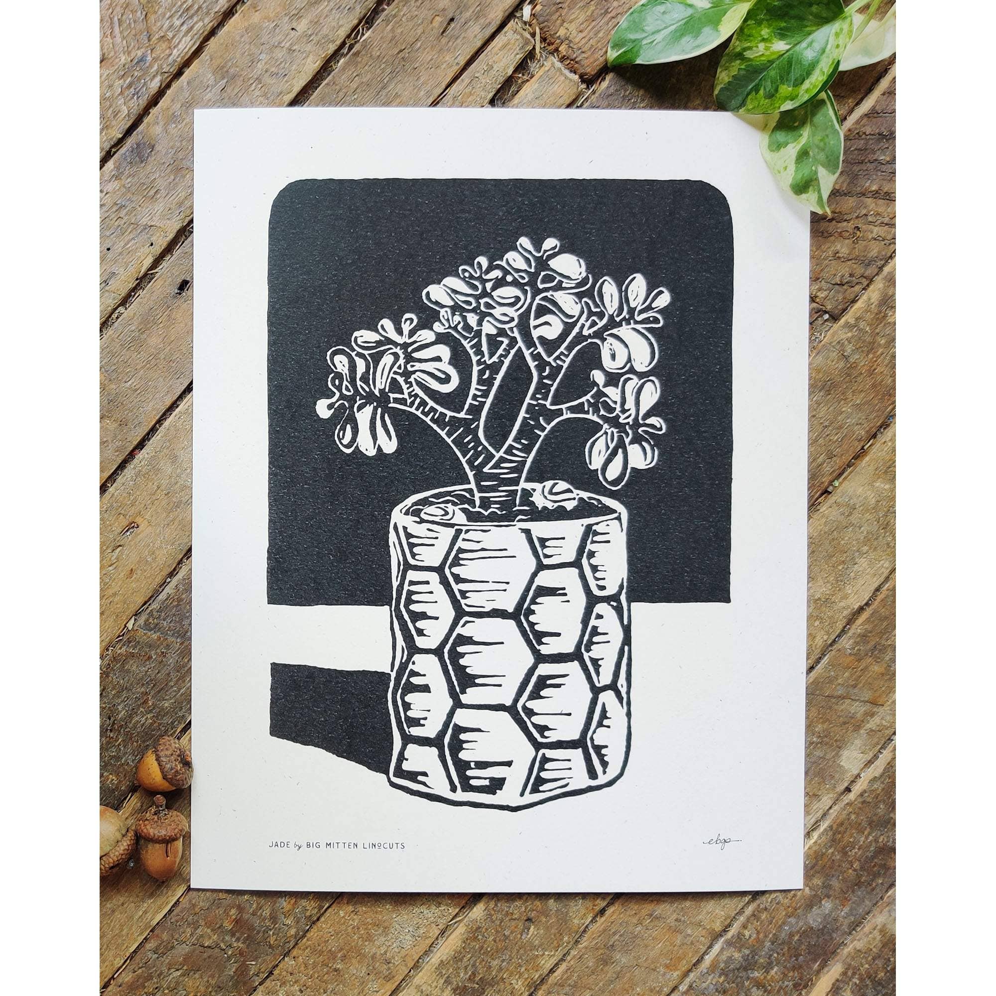 Big Mitten Linocuts wholesale products