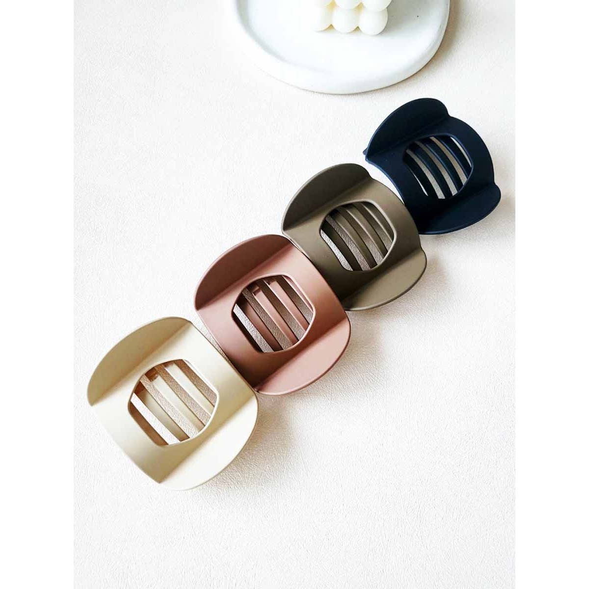 Wholesale Matte Neutral Color Mixed Flat Hair Claw Clips for your store ...