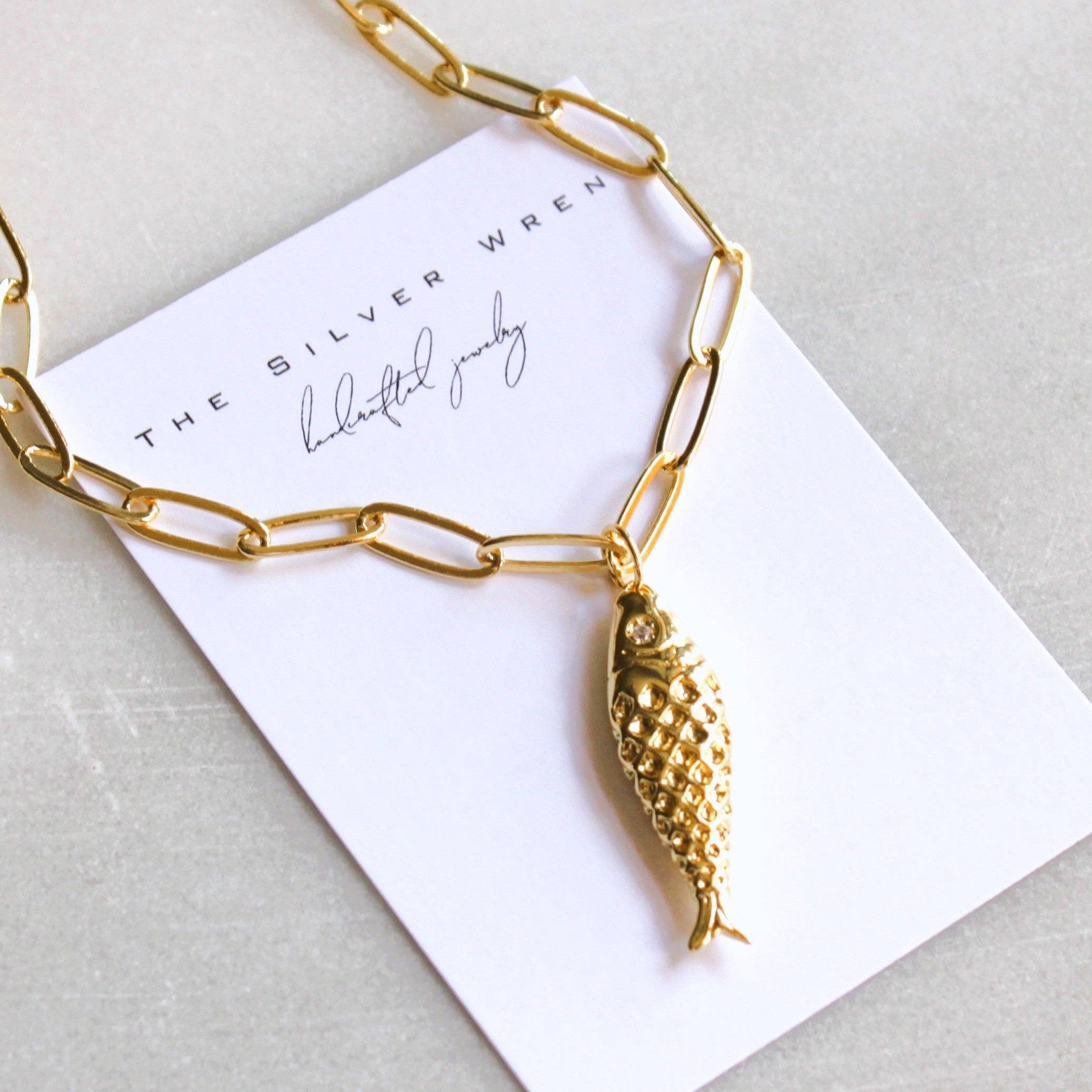 Wholesale Remi Fish Pendant Necklace for your store - Faire