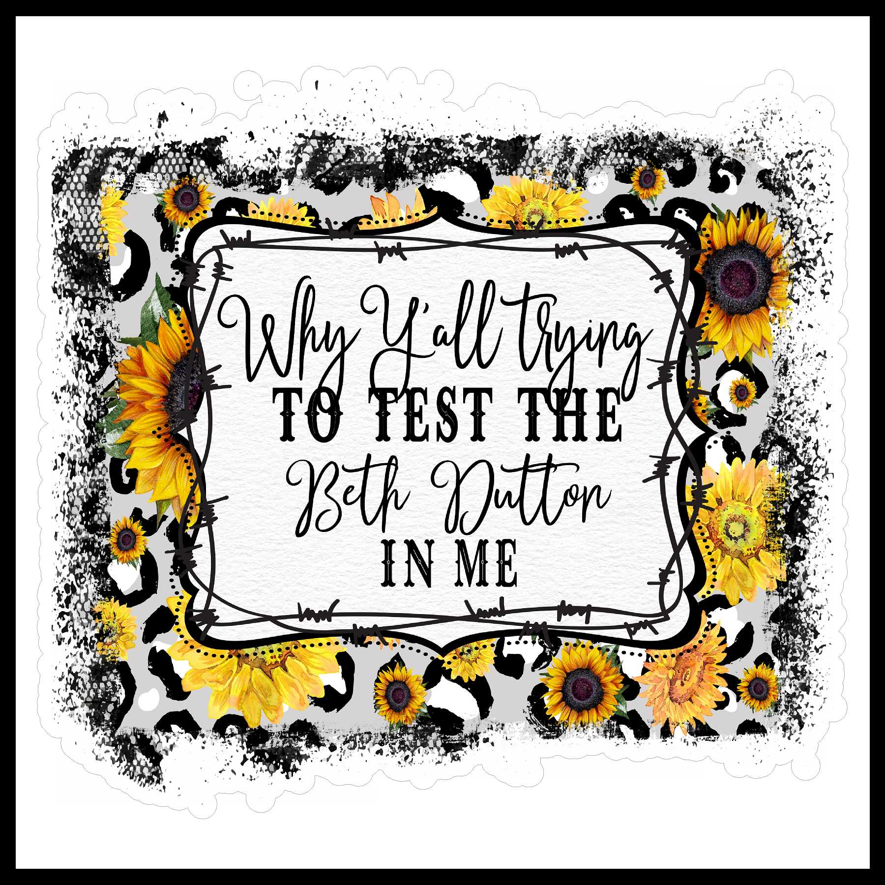 Wholesale beth dutton sticker for your store