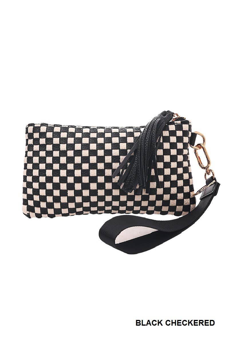 Wholesale Genuine Woven Wonderlust Clutch Wristlet for your store - Faire
