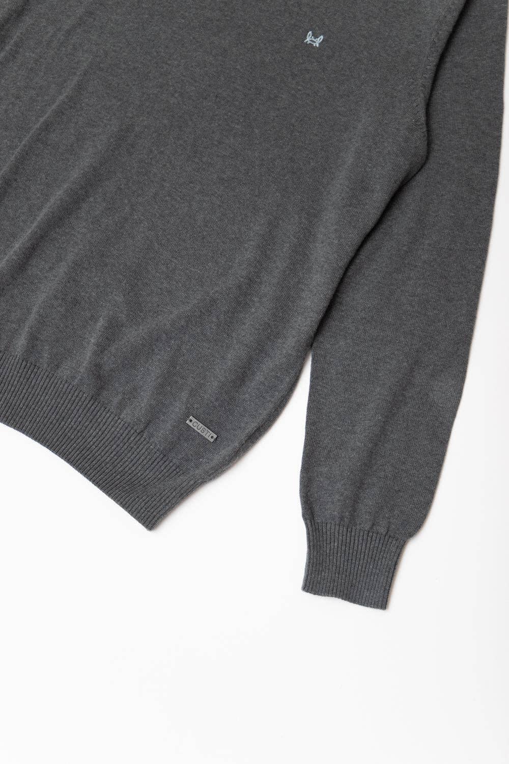 Wholesale Basic Grey Round Neck Jersey for your store - Faire