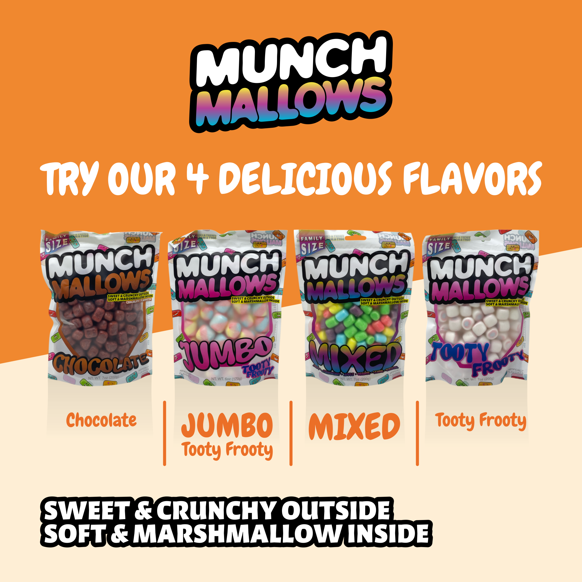 Wholesale Munch Mallows - Marshmallow Candy - Unique Novelty Candy for ...