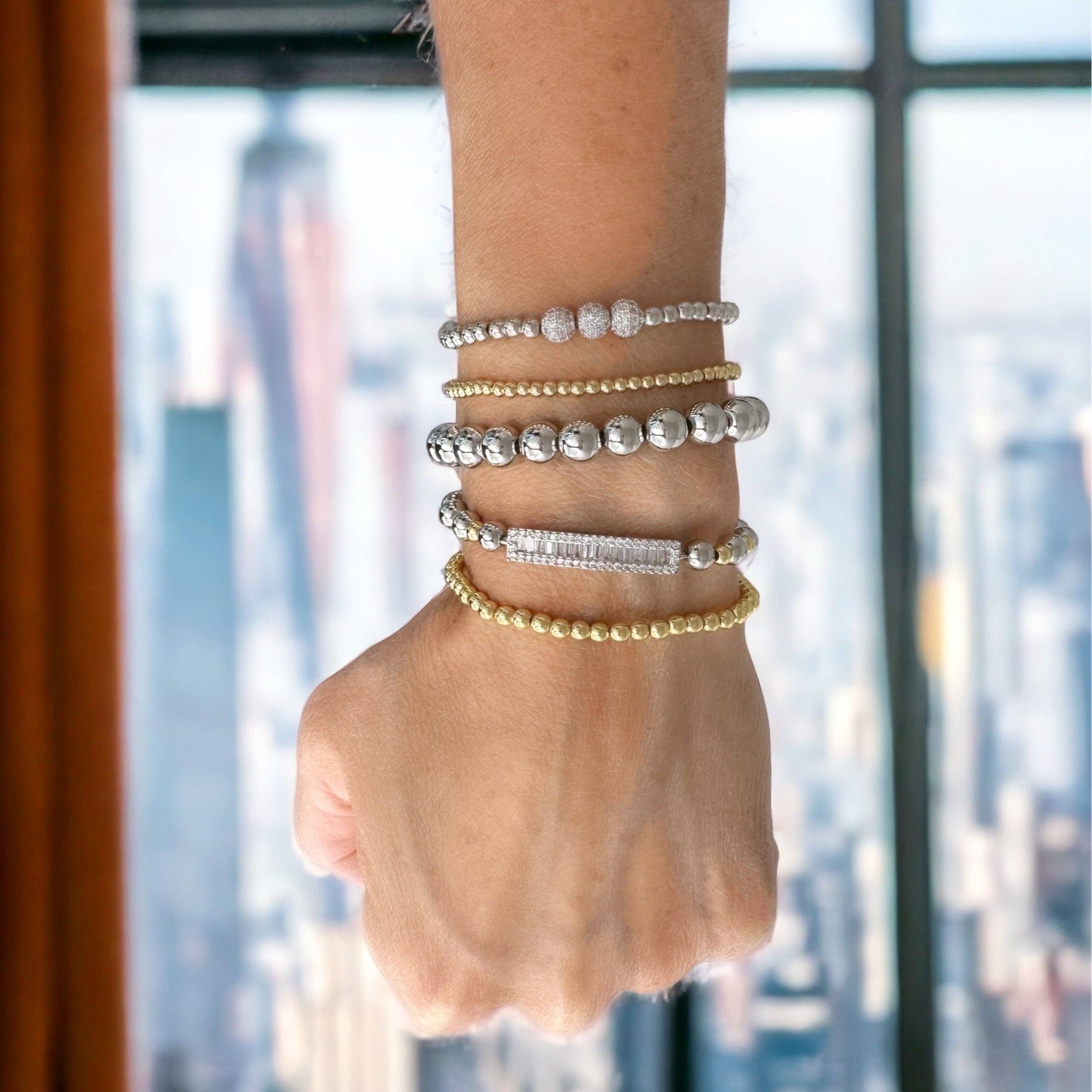 Wholesale Fancy Celebrity Five Stack of Beaded Bracelets for your store ...