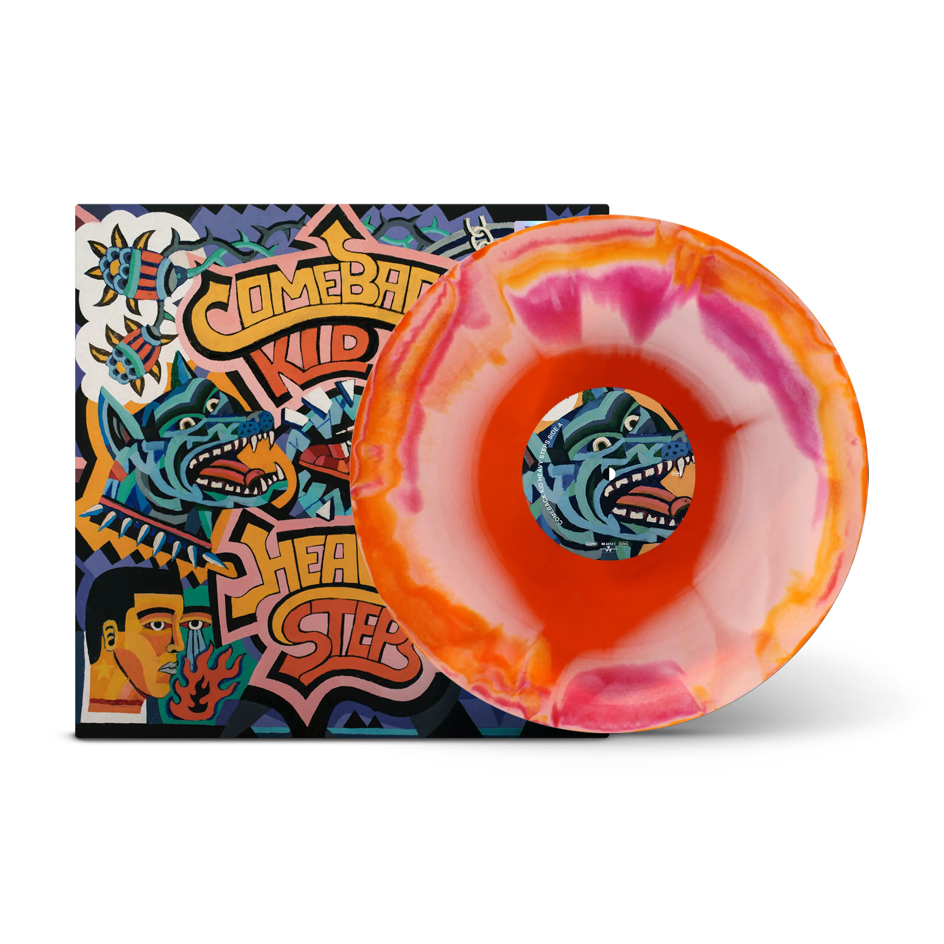 Wholesale Heavy Steps Tri-coloured A Side/B Side Purple, Orange & Pink ...