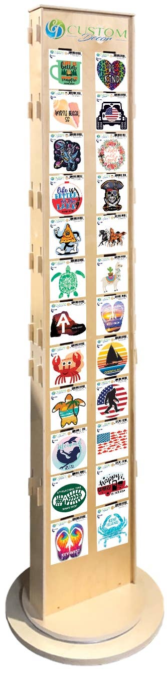 Wholesale rotating sticker display for your store