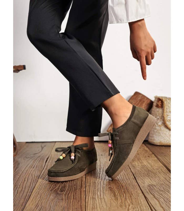 Wholesale CASUAL SUEDE SHOE WITH RUBBER SOLE for your store - Faire