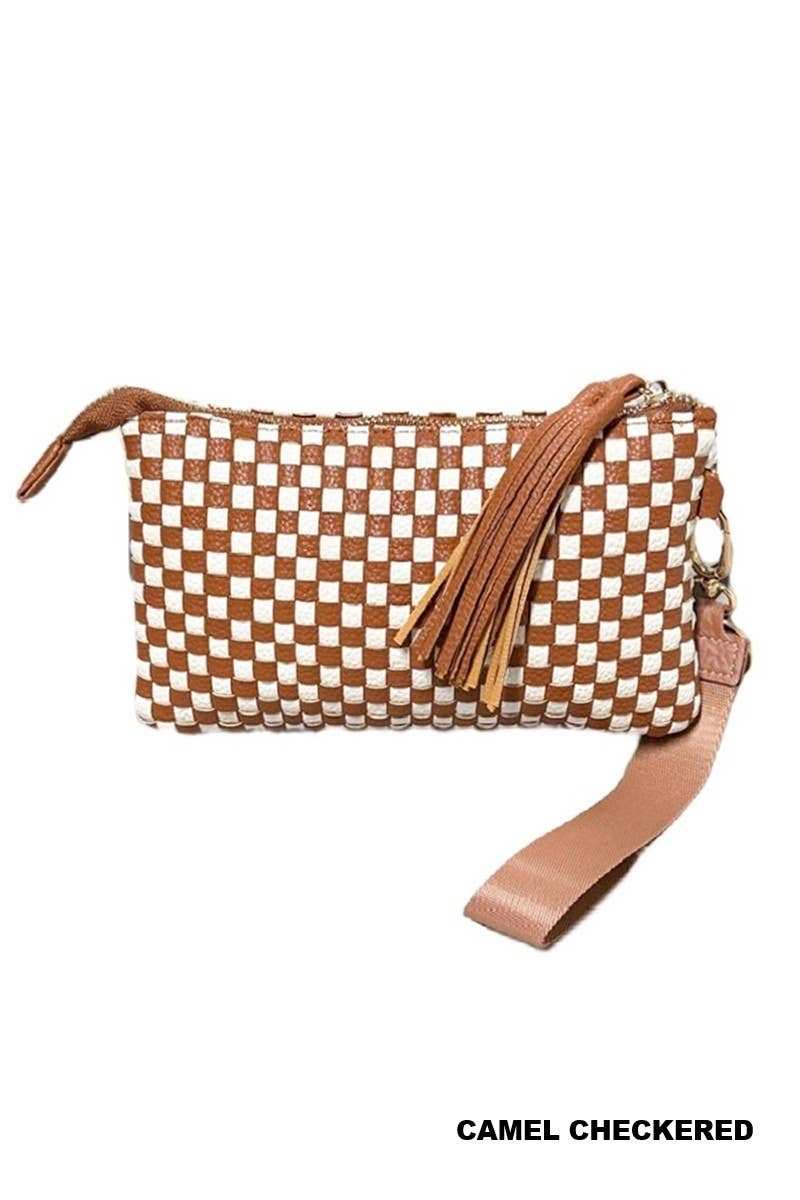 Wholesale Genuine Woven Wonderlust Clutch Wristlet for your store - Faire