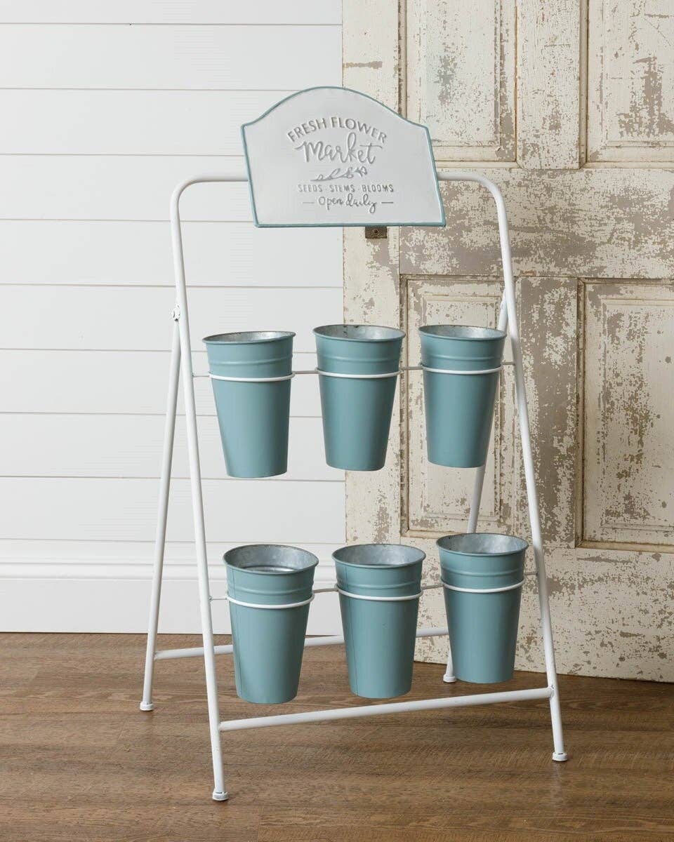 Wholesale flower bucket display for your store