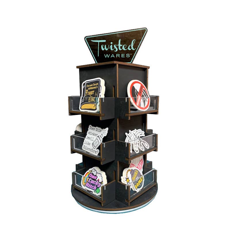 Wholesale rotating sticker display for your store