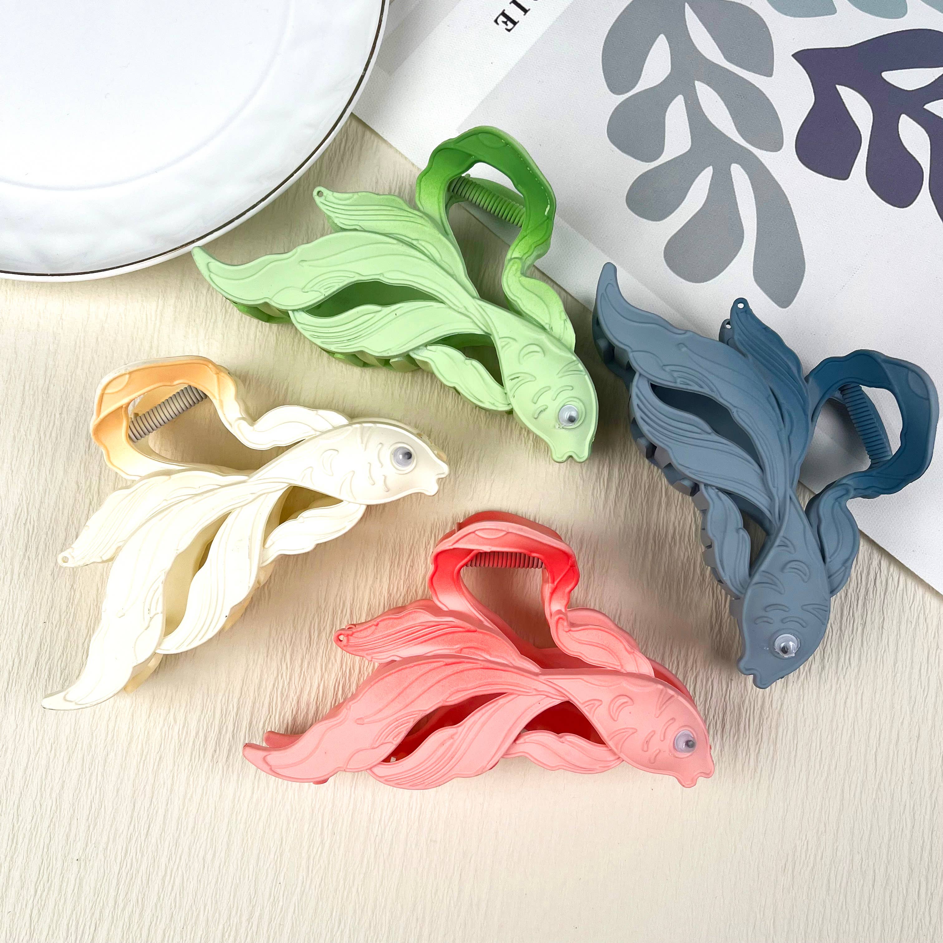 Wholesale Koi claw clips animal hair clip for your store - Faire