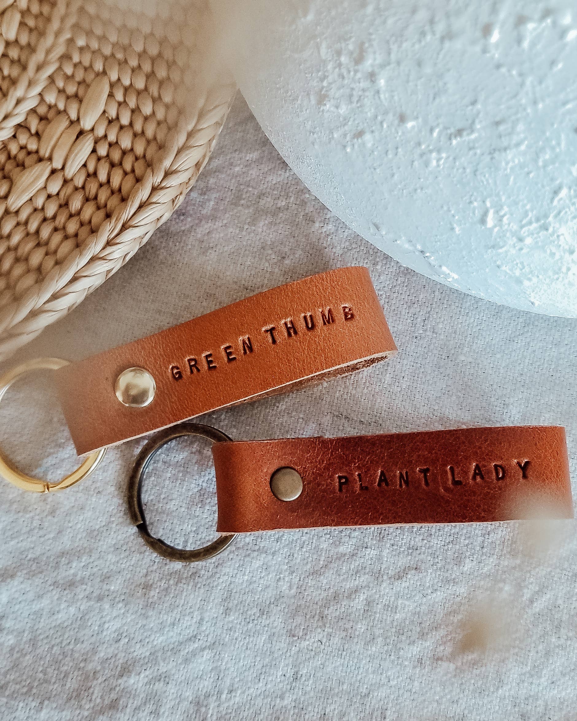 Wholesale Leather Keychain with Custom Text | Small Font | 10 Characte ...