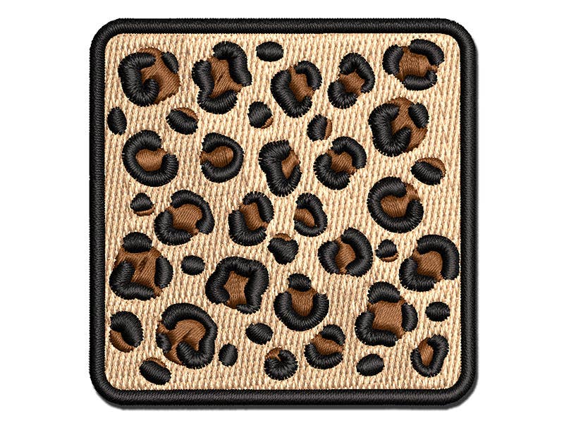 Wholesale Leopard Print Spots Multi-Color Embroidered Iron-On Patch ...
