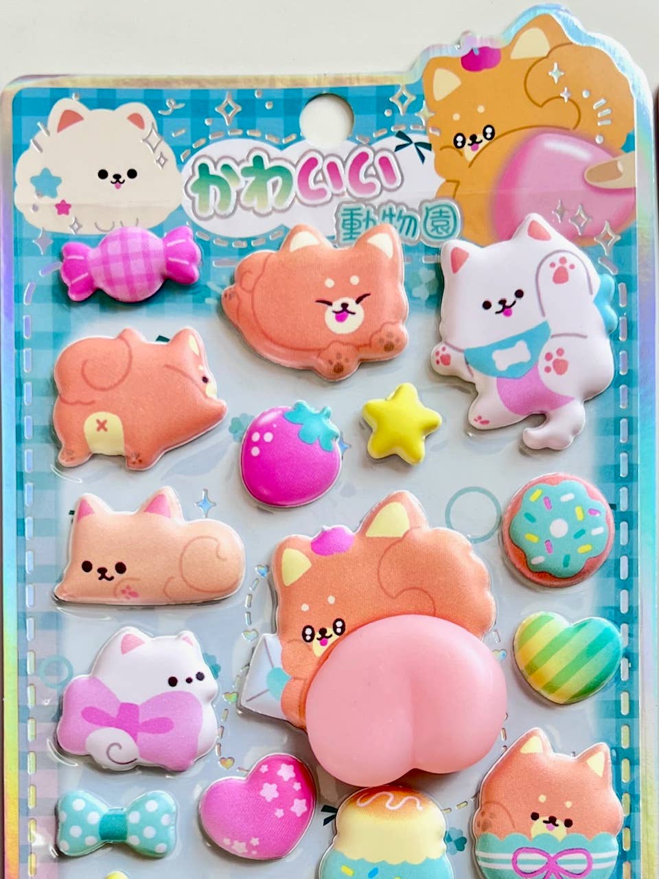 Wholesale 11089 Animal Squishy Butt Stickers-12 for your store - Faire