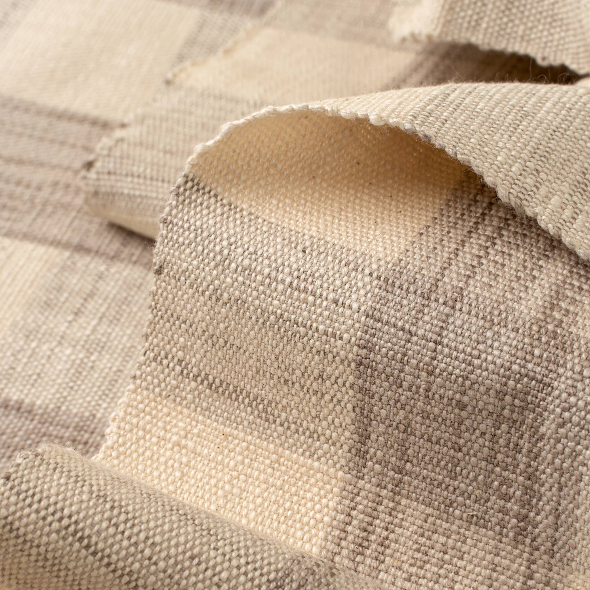 Wholesale Grace Gingham Table Runner - 108"L, Stone for your store - Faire