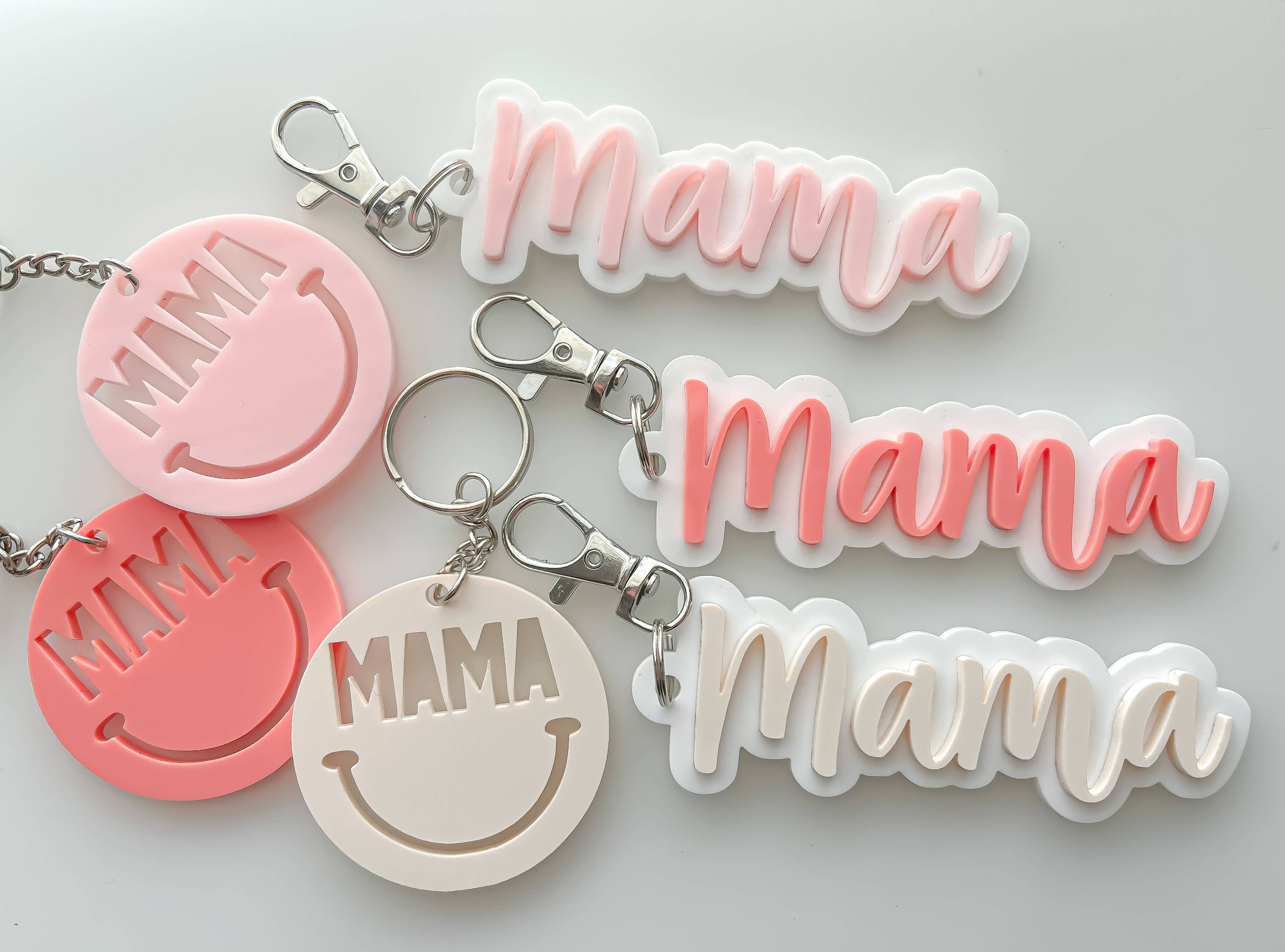 Wholesale Acrylic Mama Keychain | Mama for your store - Faire