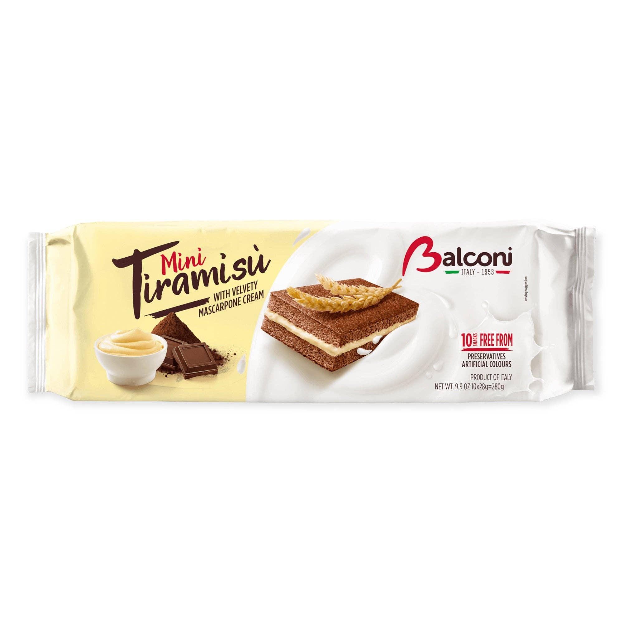 Wholesale Mini Tiramisù Snacks By Balconi 300g for your store - Faire