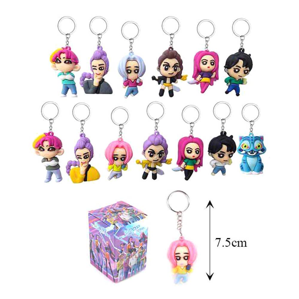 Wholesale 24PCS - Kpop Demon Hunters Character Figure Keychain Blind ...