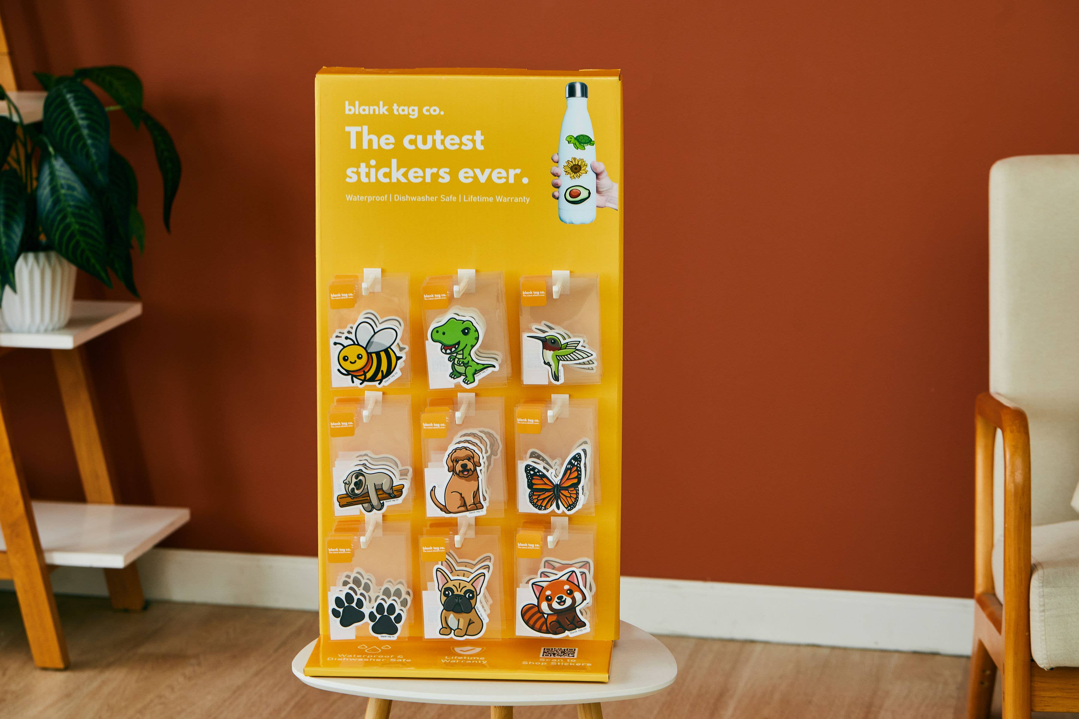 Wholesale rotating sticker display for your store